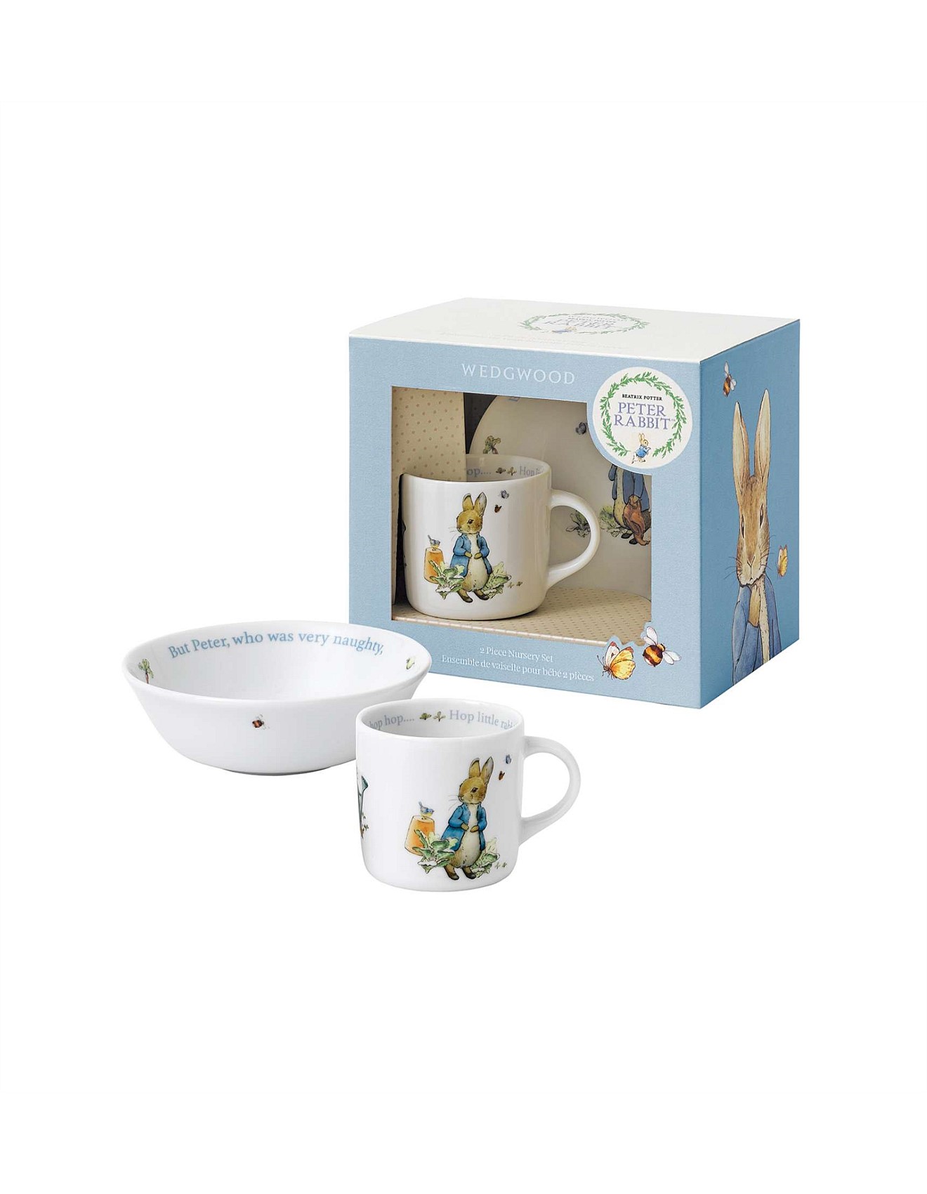Wedgwood Peter Rabbit Classic Boys 2 Piece Set | David Jones