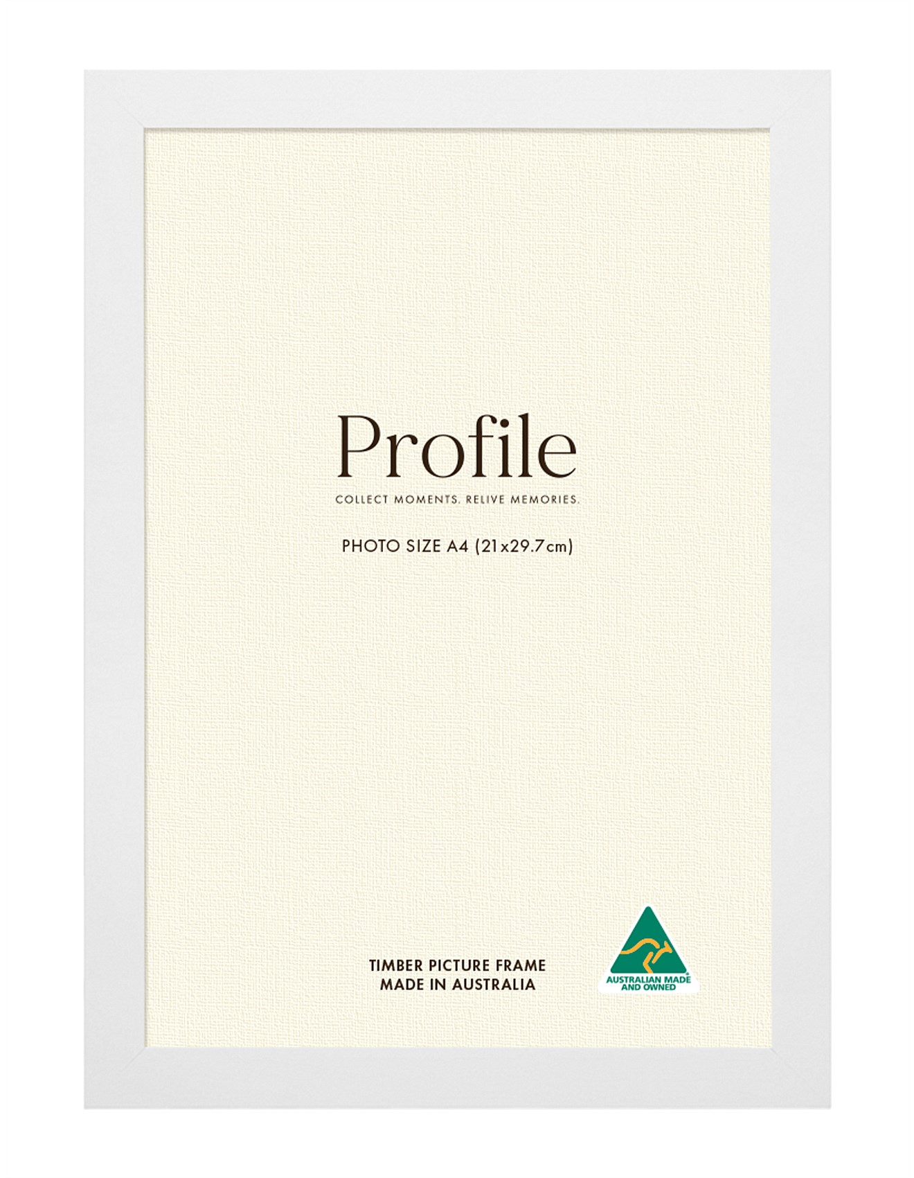 Profile Print and Certificate Timber Photo Frame A4 | David Jones