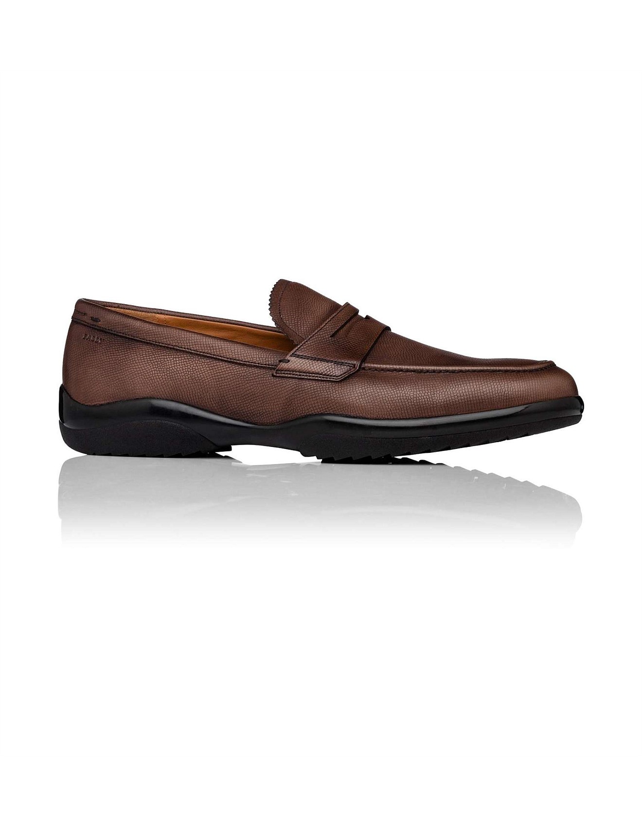 Bally Michigan Leather Penny Loafer | David Jones