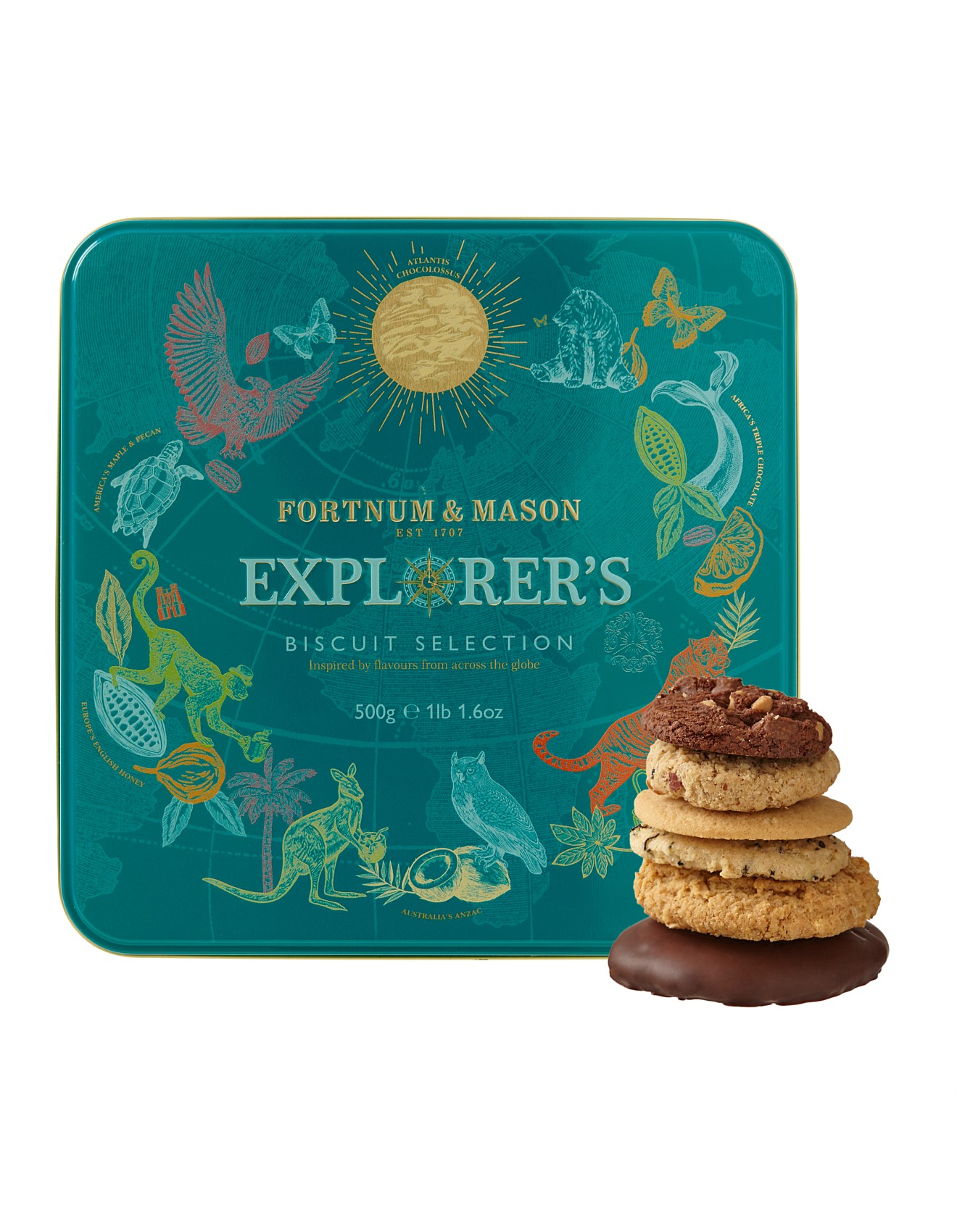 Fortnum & Mason Explorer's Biscuit Selection 500g | David Jones