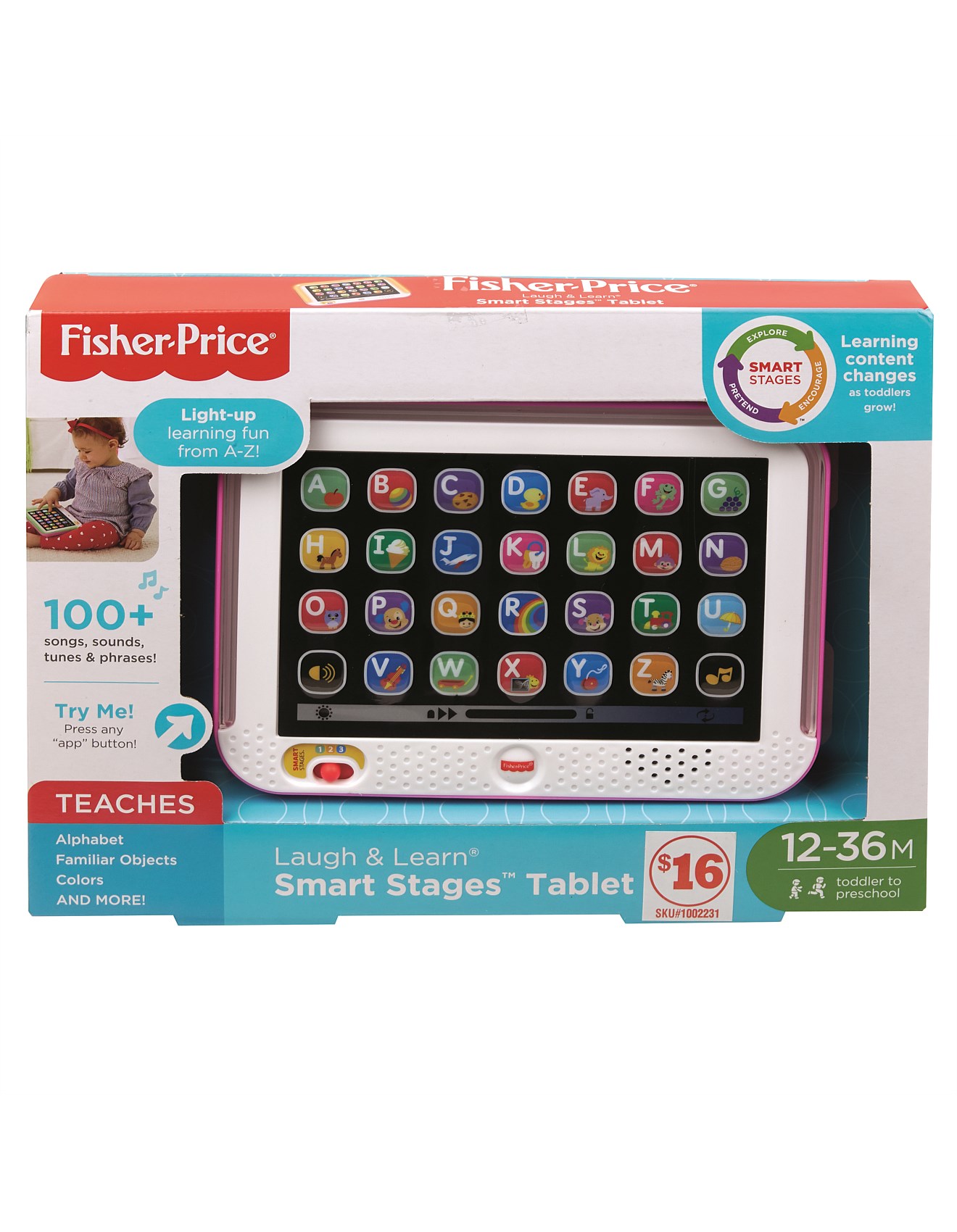 Fisher Price Fisher Price Laugh & Learn Tablet Assorted | David Jones