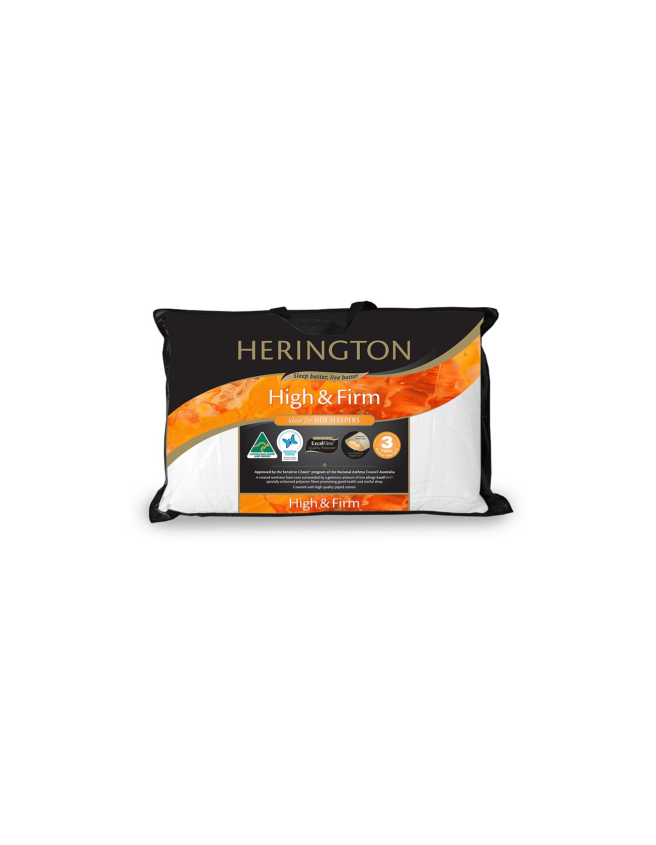 Herington High Firm Pillow Standard | David Jones