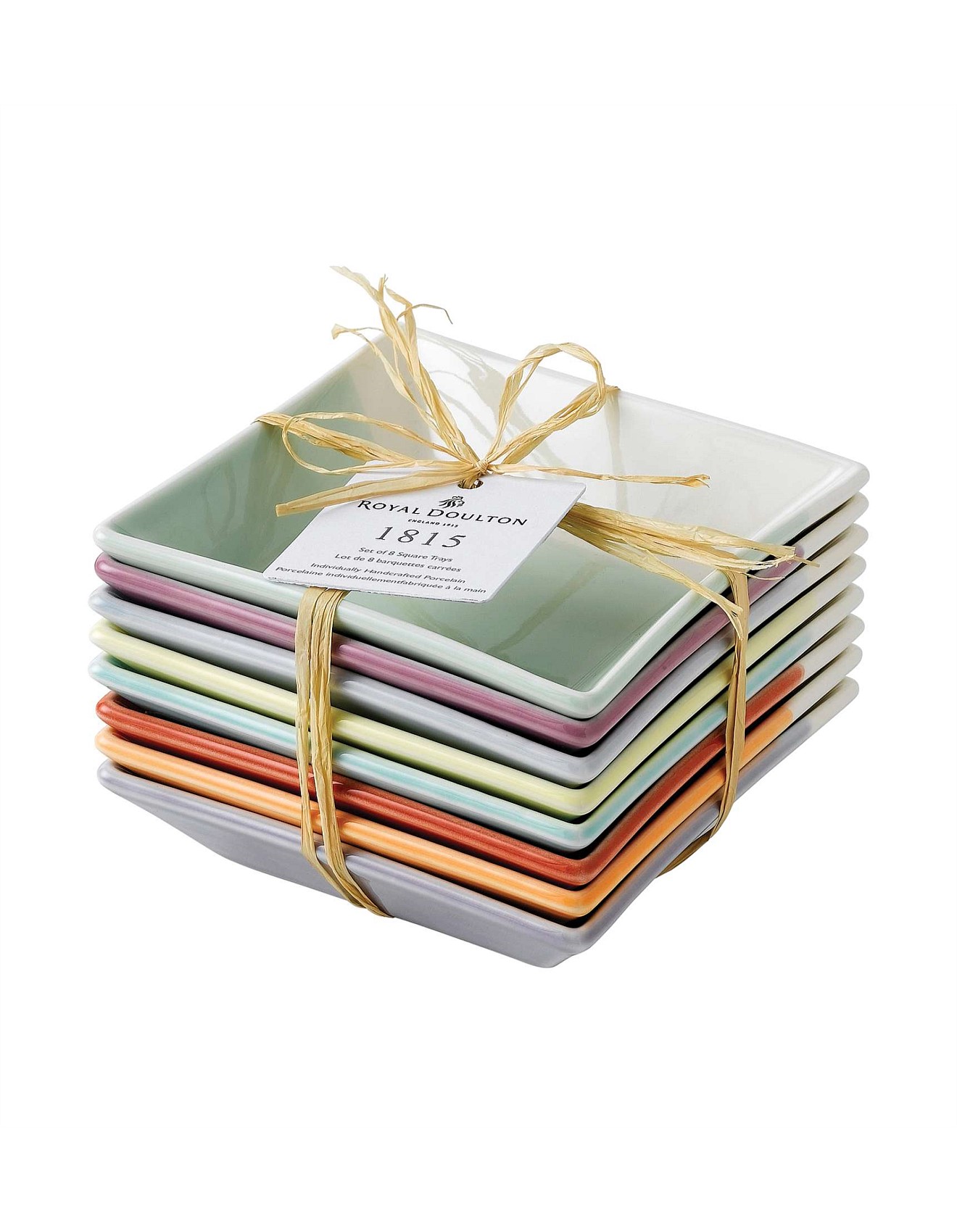 1815 Tapas Square Tray Set of 8