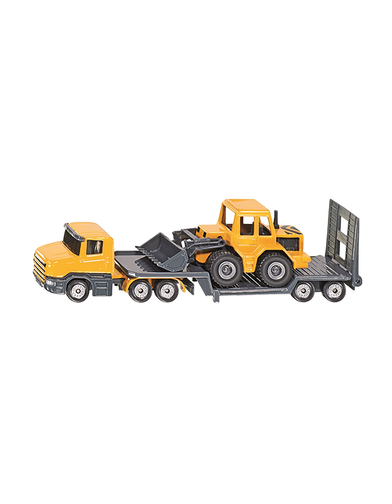 Toys - Siku Low Loader With Front Loader