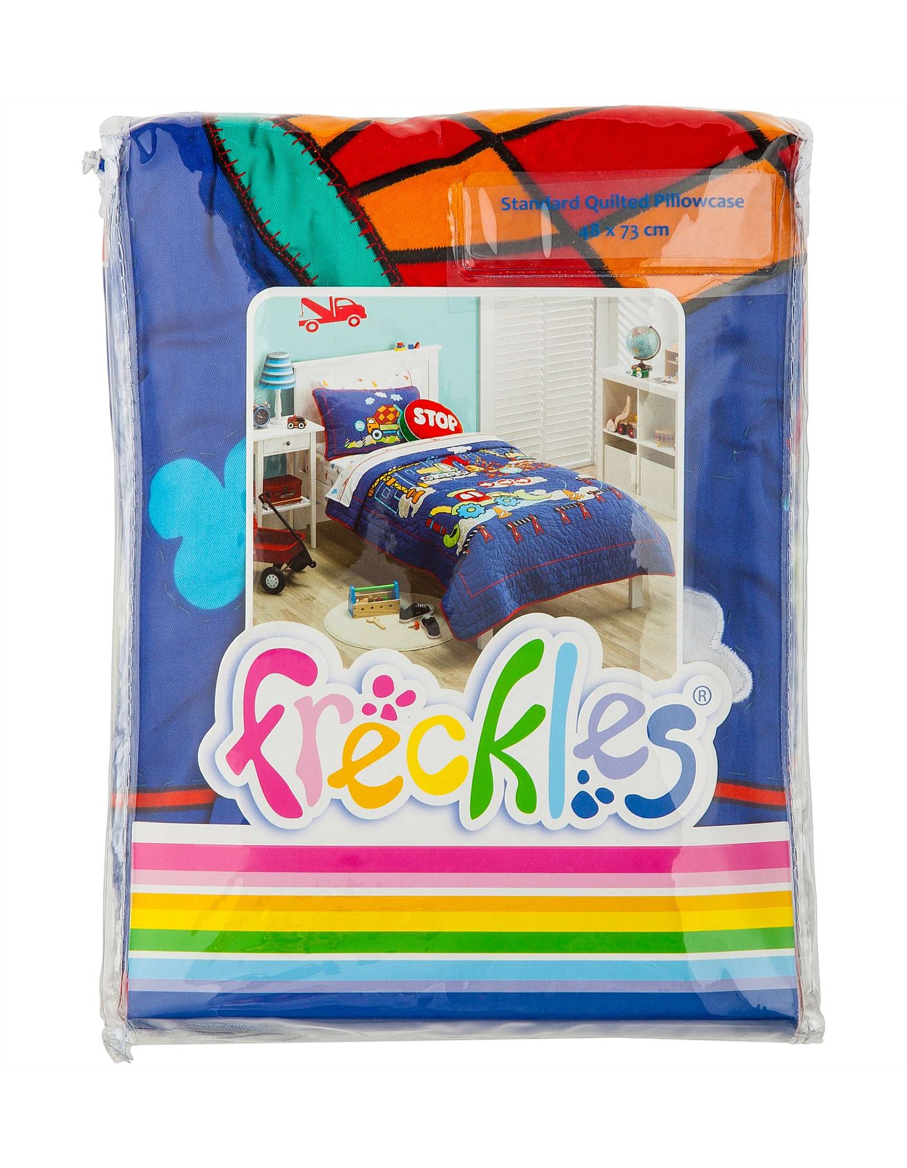 Freckles Build It Single Pillow Case | David Jones