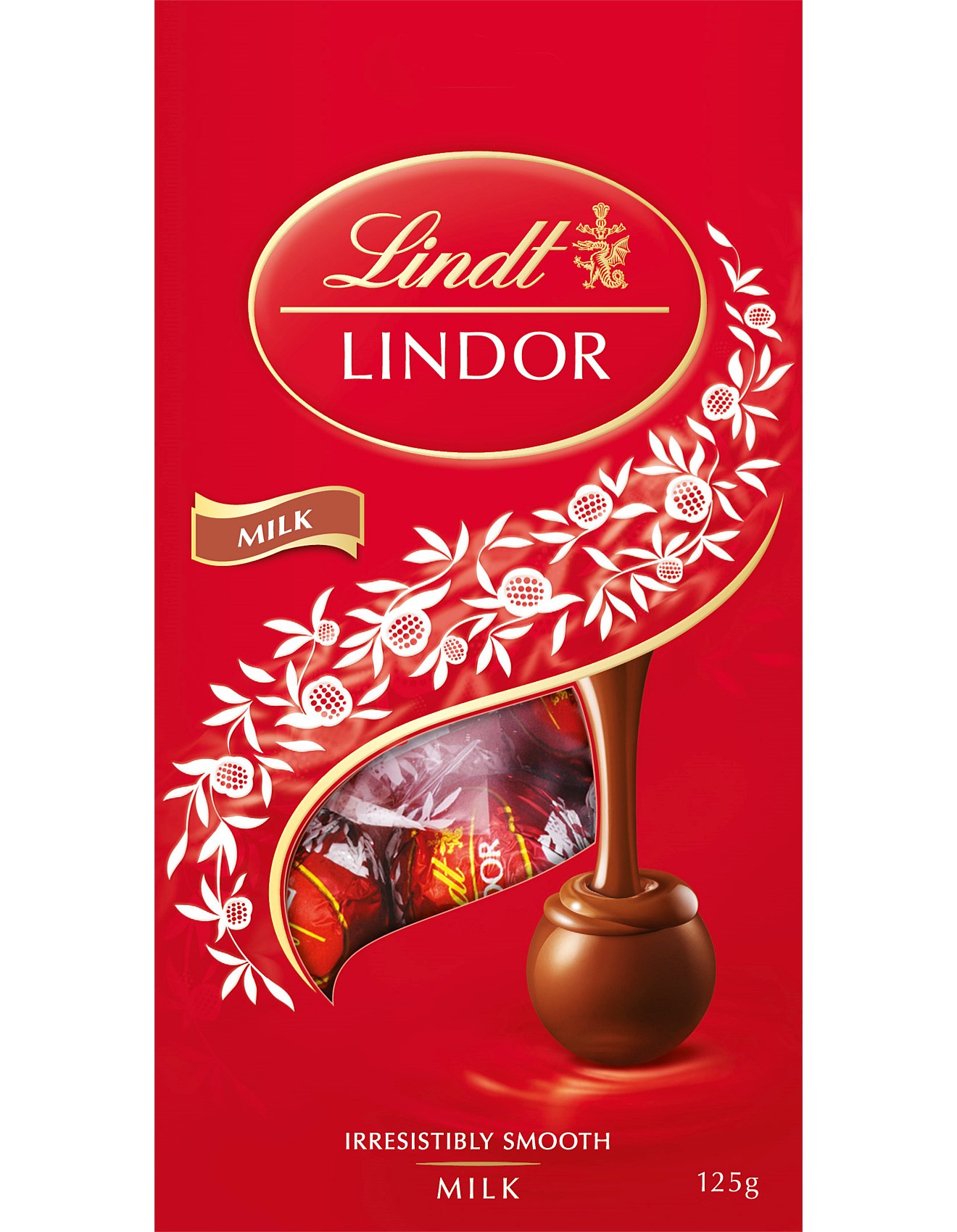 Lindt Lindor Sharing Bag Milk 125g | David Jones