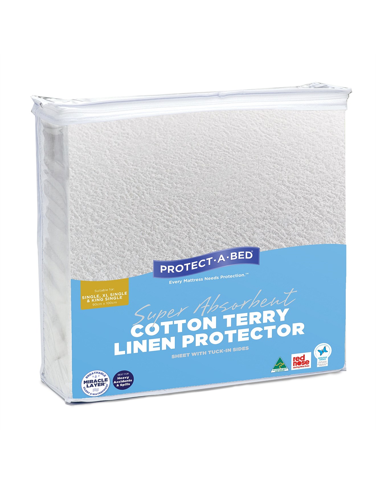Protect-a-bed Cotton Terry Linen Protector | David Jones