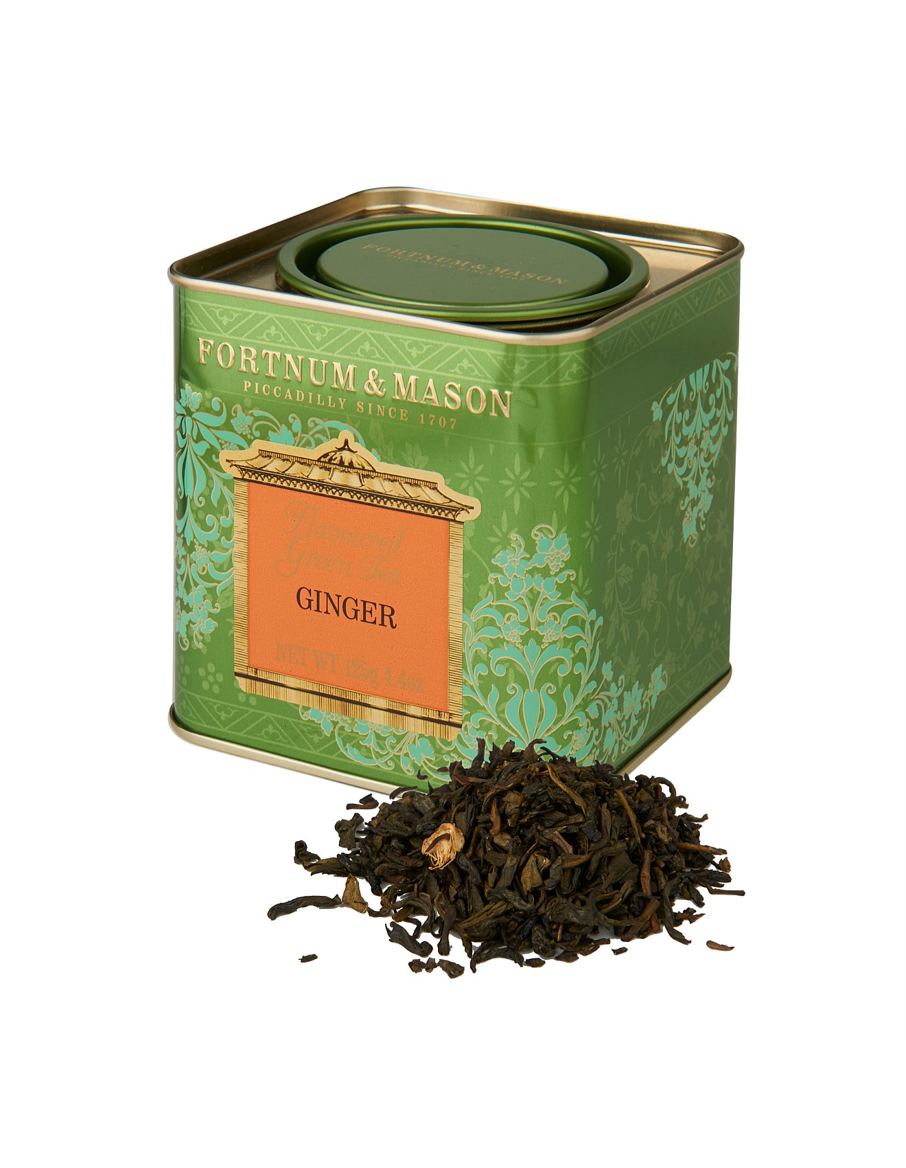 Fortnum & Mason Green Ginger Tea Tin 125g | David Jones