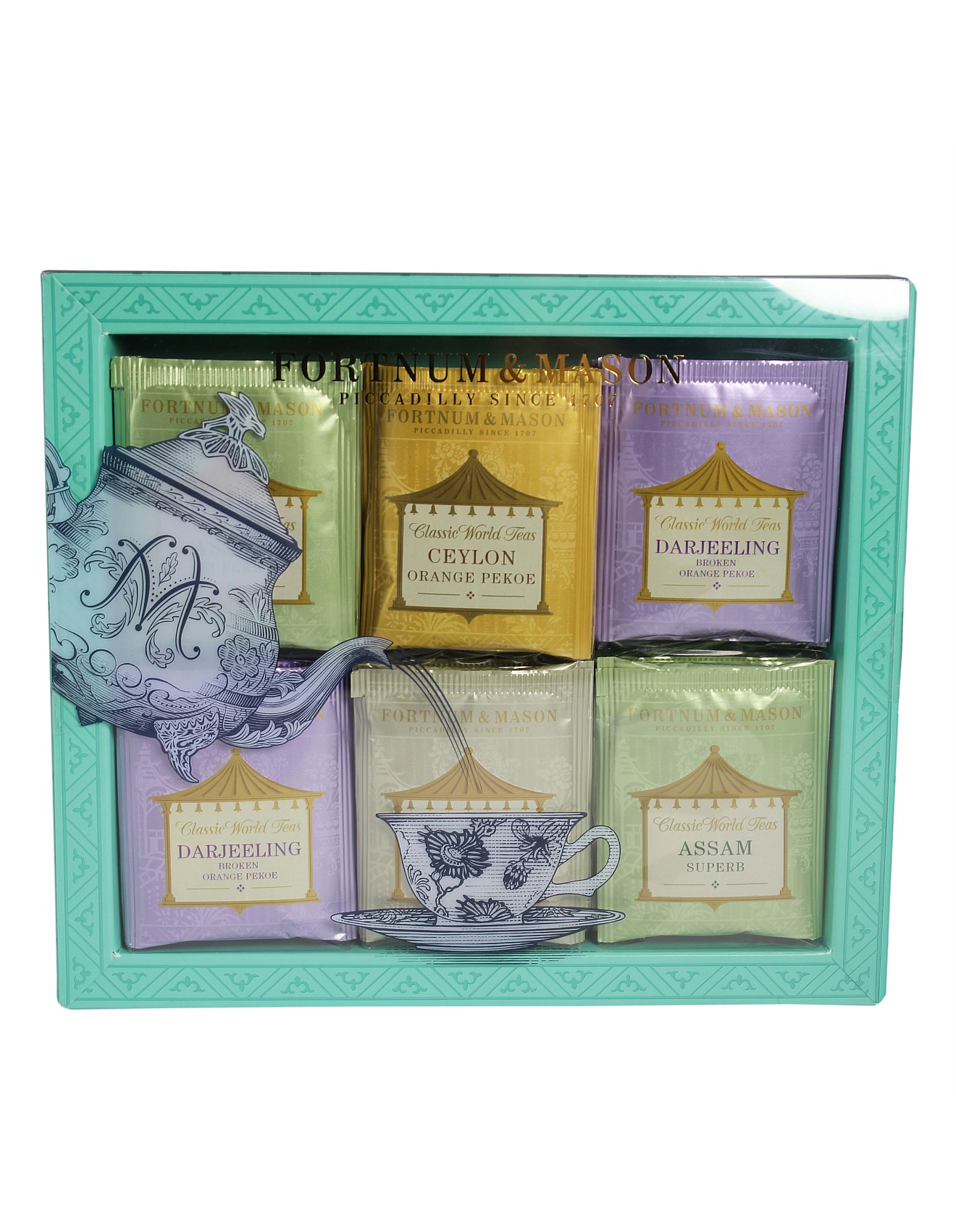 Fortnum & Mason Classic World Tea Bag Selection 60 Tea Bags | David Jones