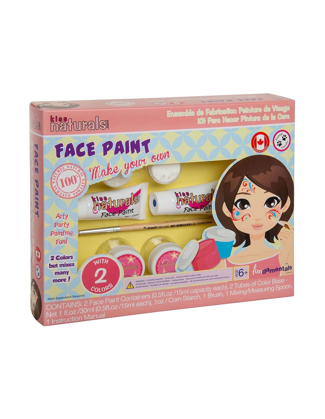 Kiss Naturals Mini Face Paint | David Jones