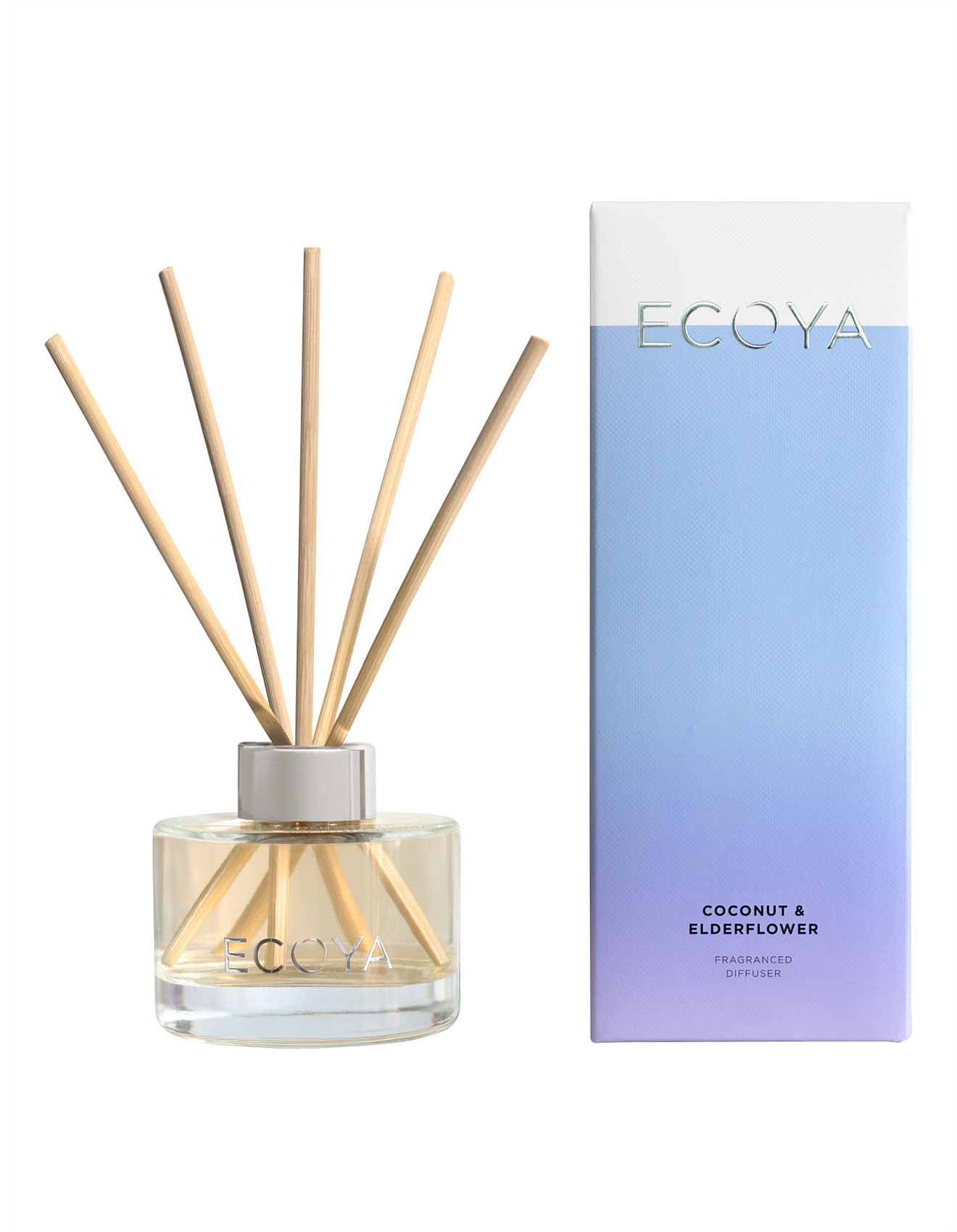 Ecoya Coconut & Elderflower Mini Diffuser 50ml | David Jones