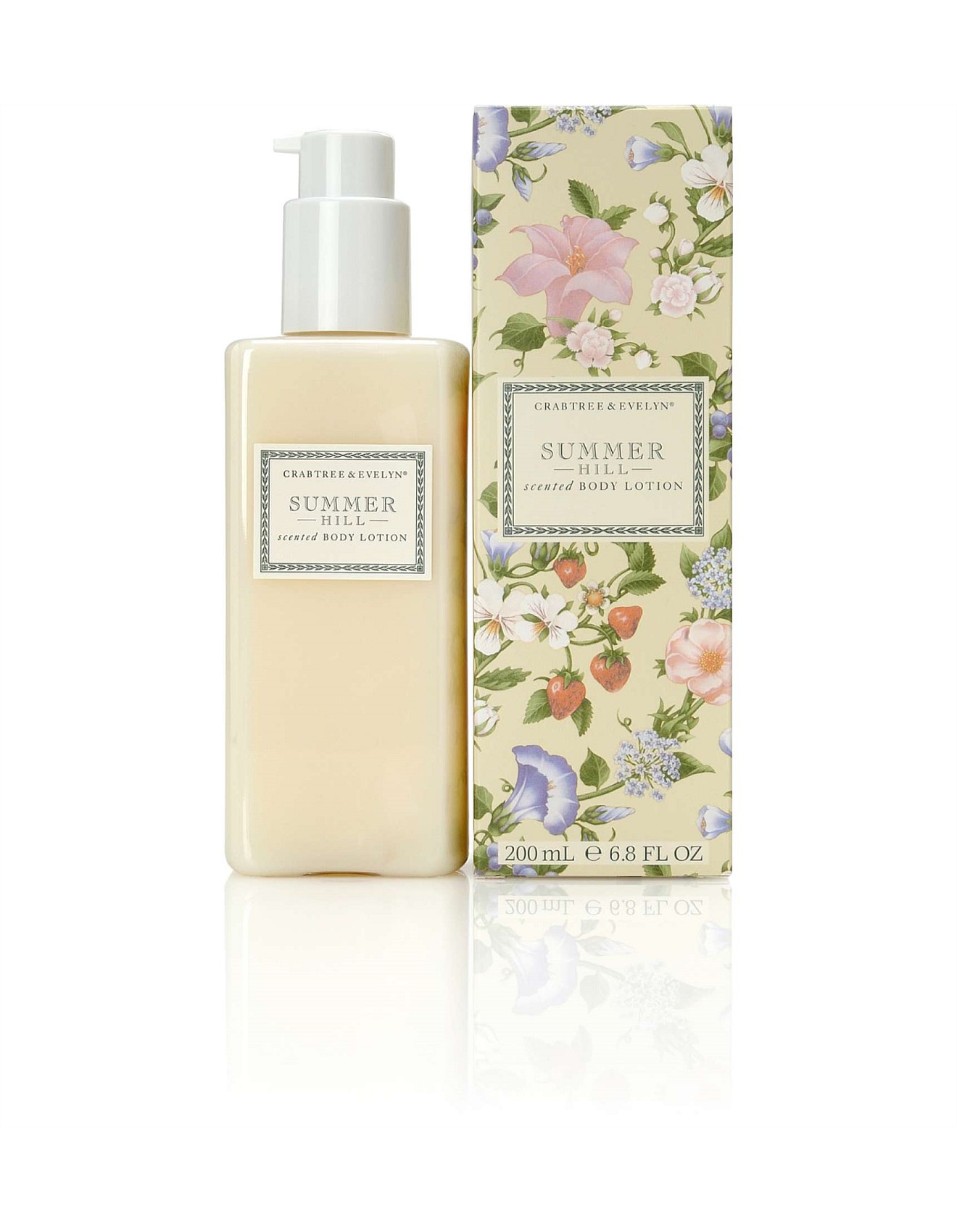 Crabtree & Evelyn Summer Hill Body Lotion With Pump 200ml | David Jones