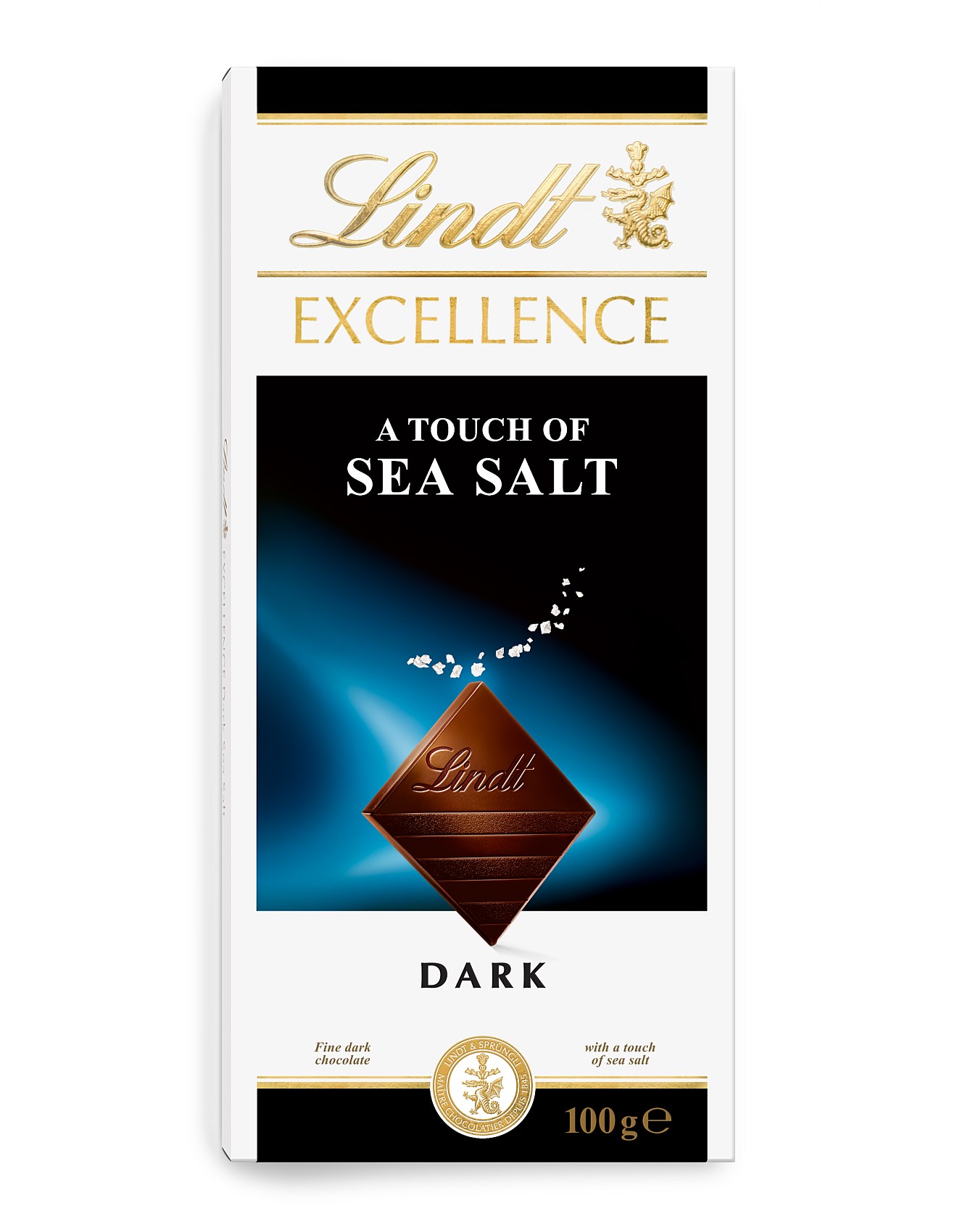Lindt Lindt Excellence A Touch Of Sea Salt 100g | David Jones