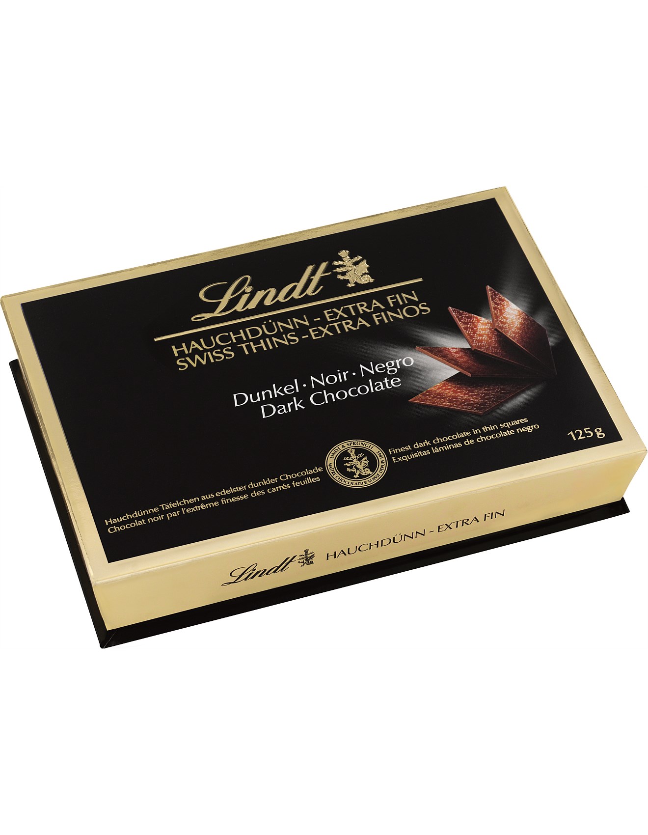 Lindt Dark Chocolate Thins 125g | David Jones
