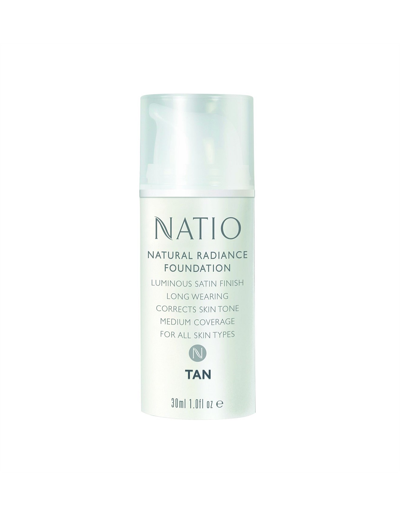Natio Natural Radiance Foundation-Tan | David Jones