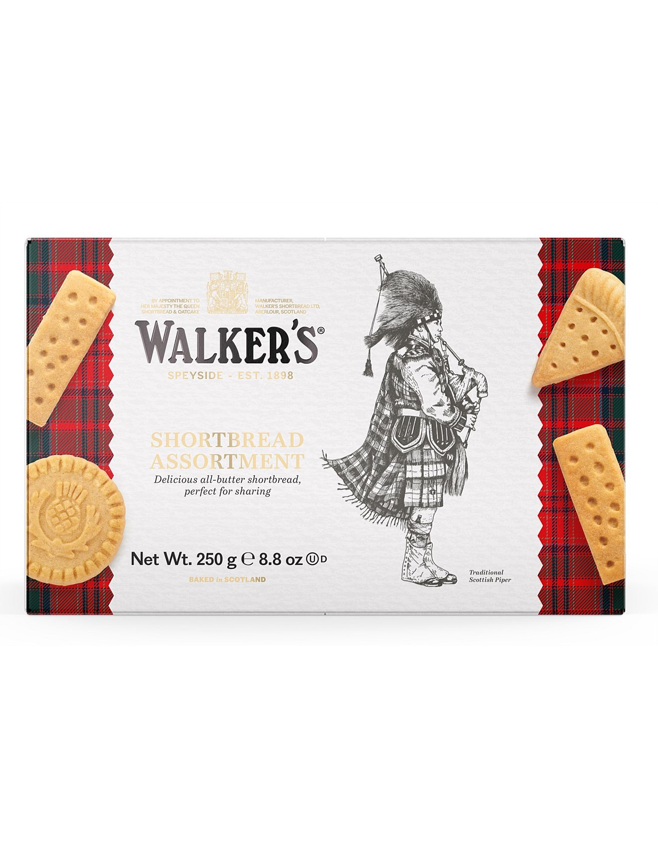 Walkers Assorted Shortbread 250g | David Jones