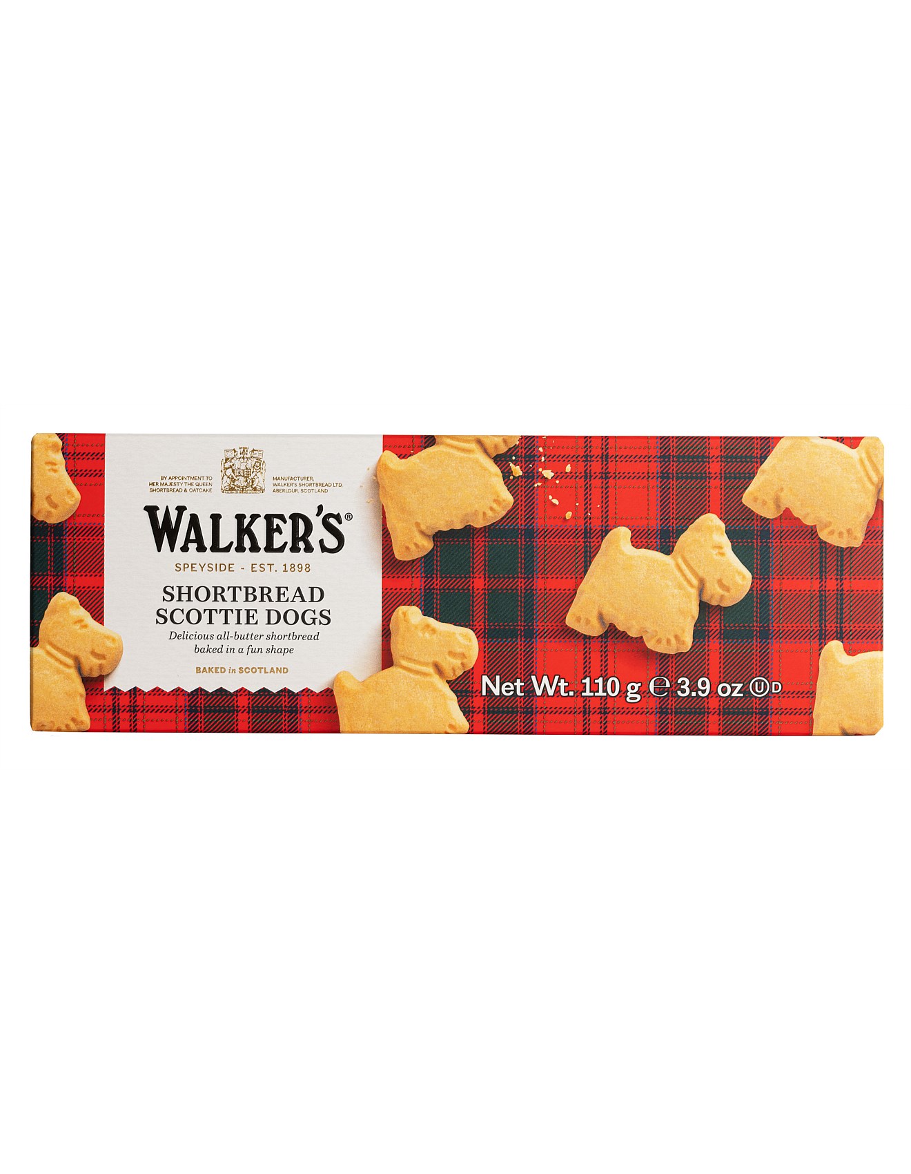 Walkers Shortbread Scottie Dogs 110g | David Jones