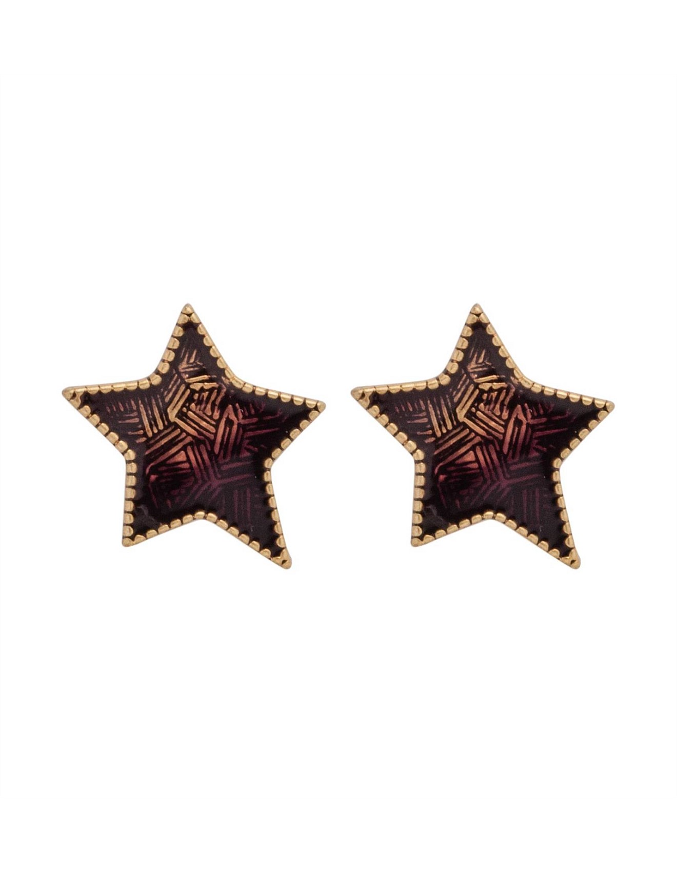 Marc Jacobs Enamel Star Studs | David Jones