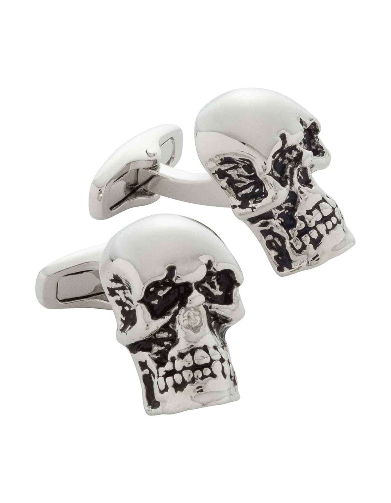 Alta Linea Antique Skull Cufflinks | David Jones