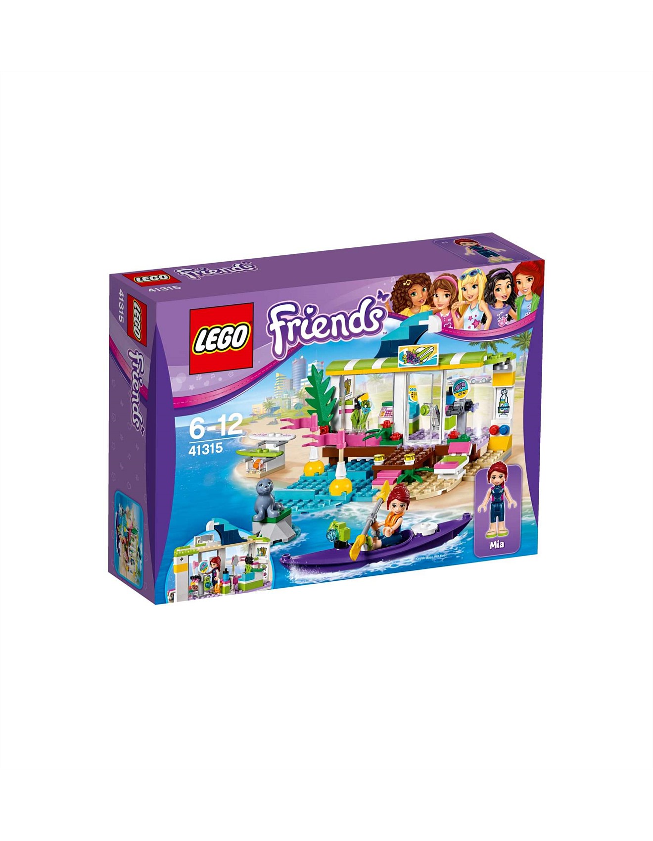 Lego Friends Heartlake Surf Shop 41315 | David Jones