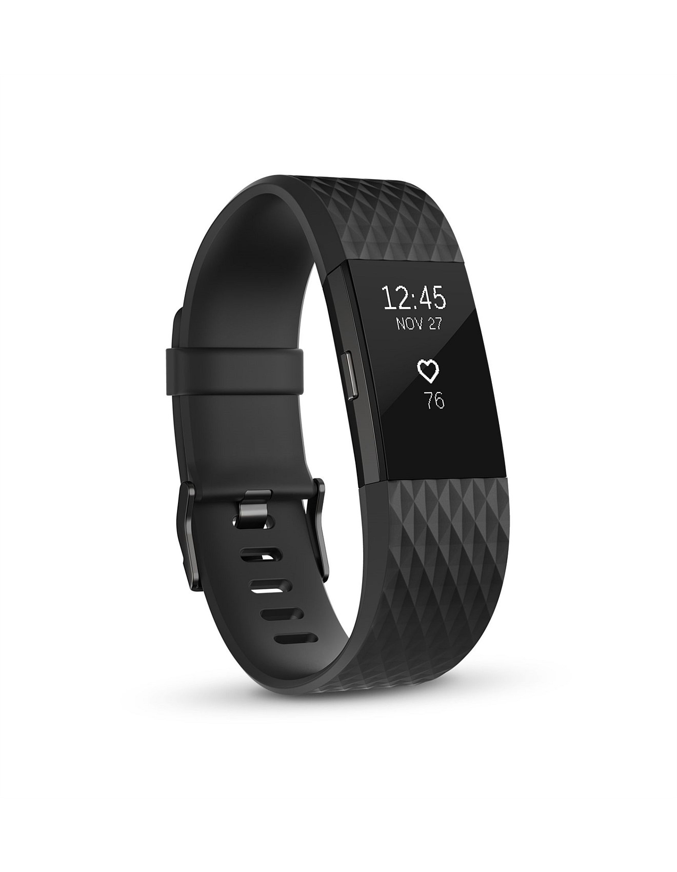 Fitbit Fitbit Charge 2 Gunmetal -Large | David Jones