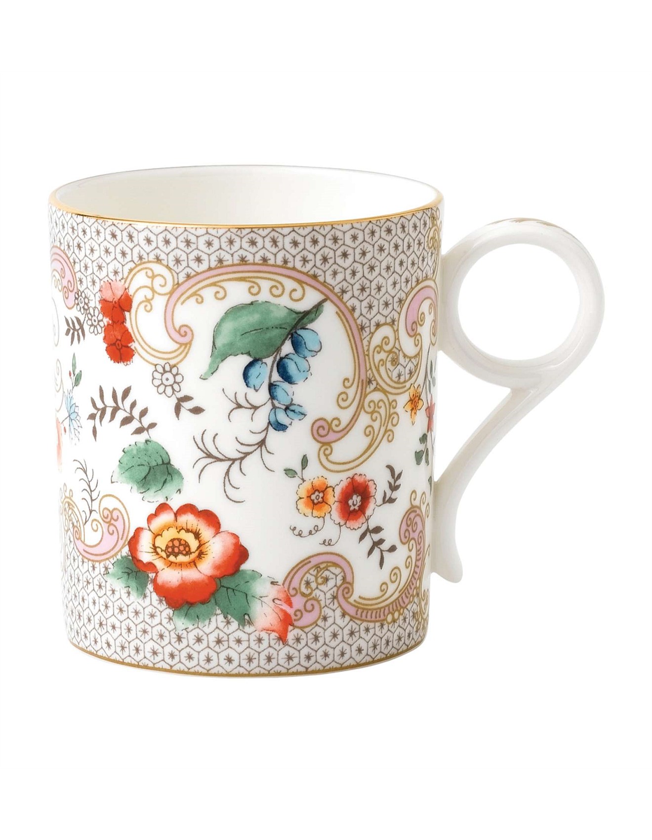 Wedgwood Wedgwood Wonderlust Rococo Flowers Mug Small 200ml | David Jones