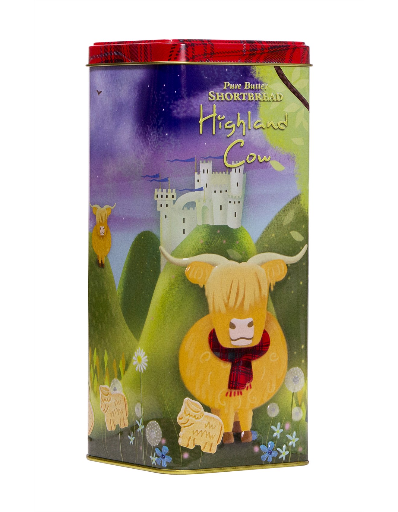 Walkers Highland Cow Shortbread Shapes Tin 250g | David Jones