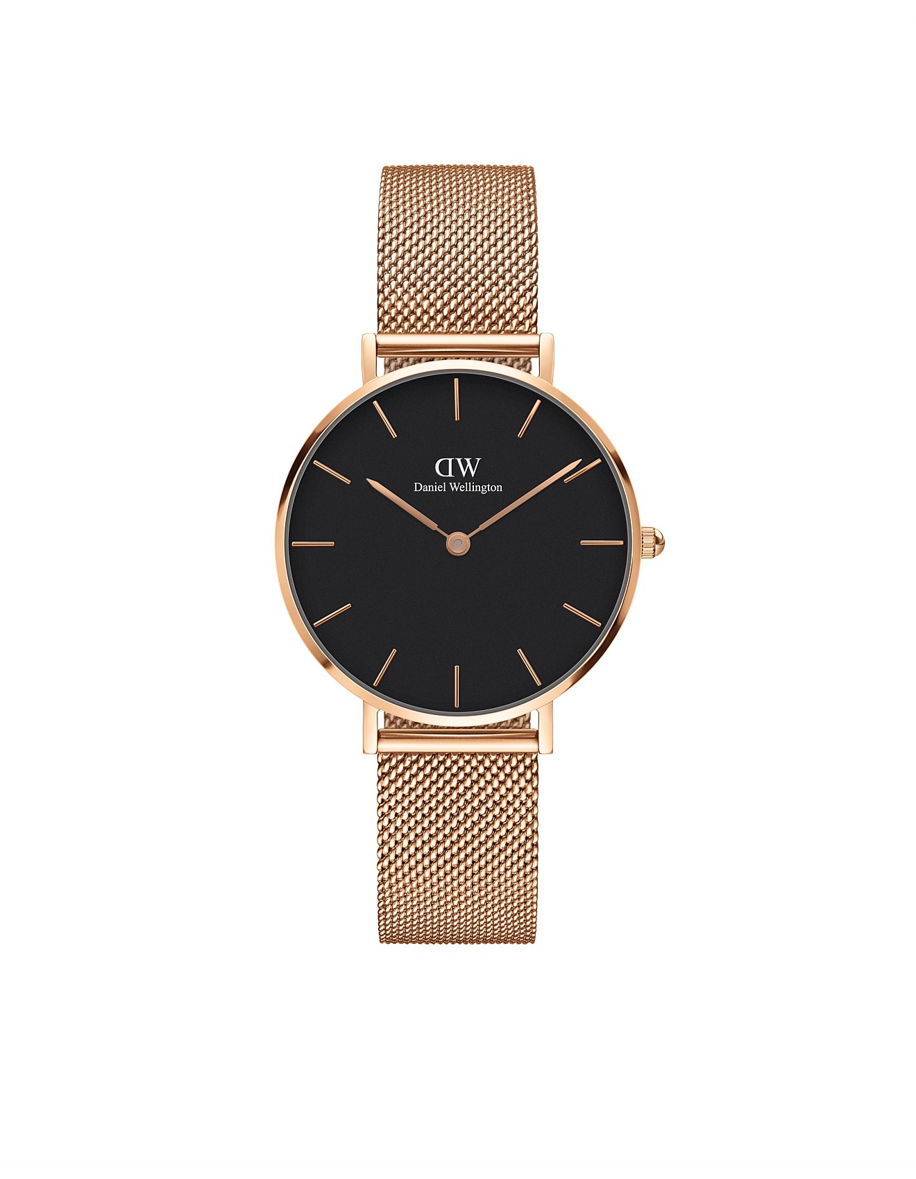 Watches - Melrose 32mm Rose Gold Black Dial Watch