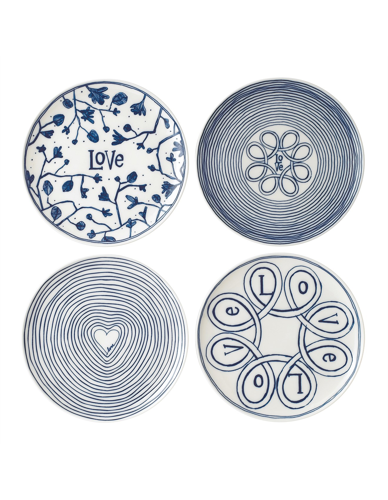 Dining - Ed Plate Set Of 4
