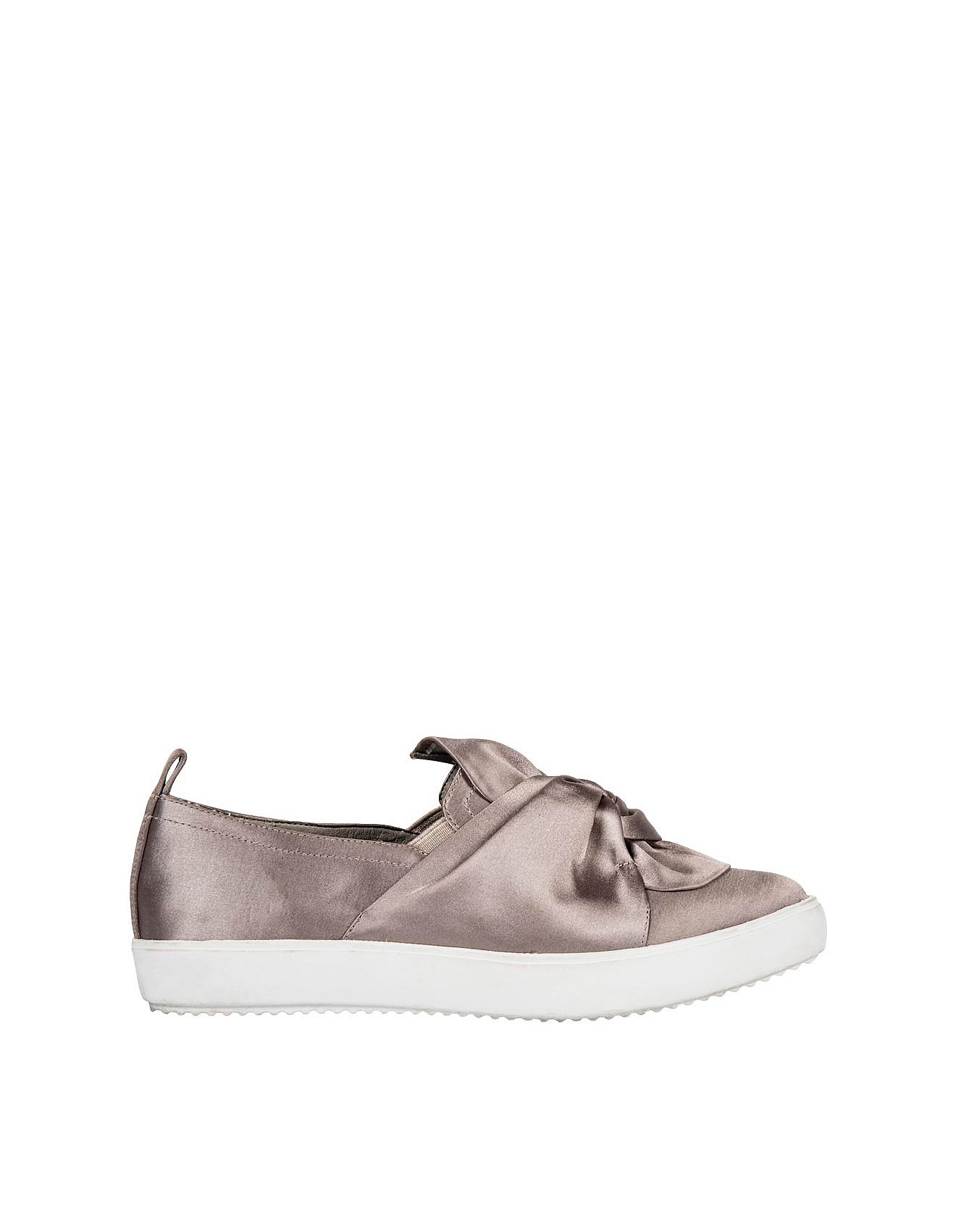 Studio.w Pointy Knot Satin Sneakers | David Jones