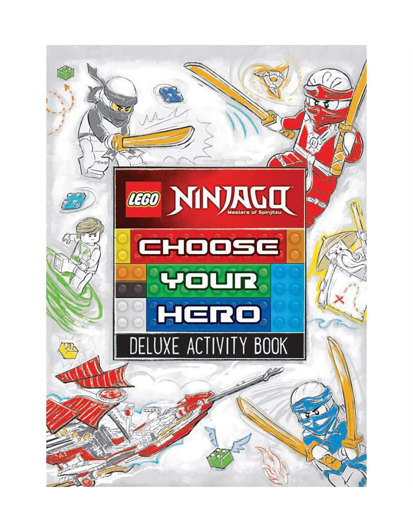 Scholastic Lego Ninjago Choose Your Hero Deluxe Activity Book | David Jones