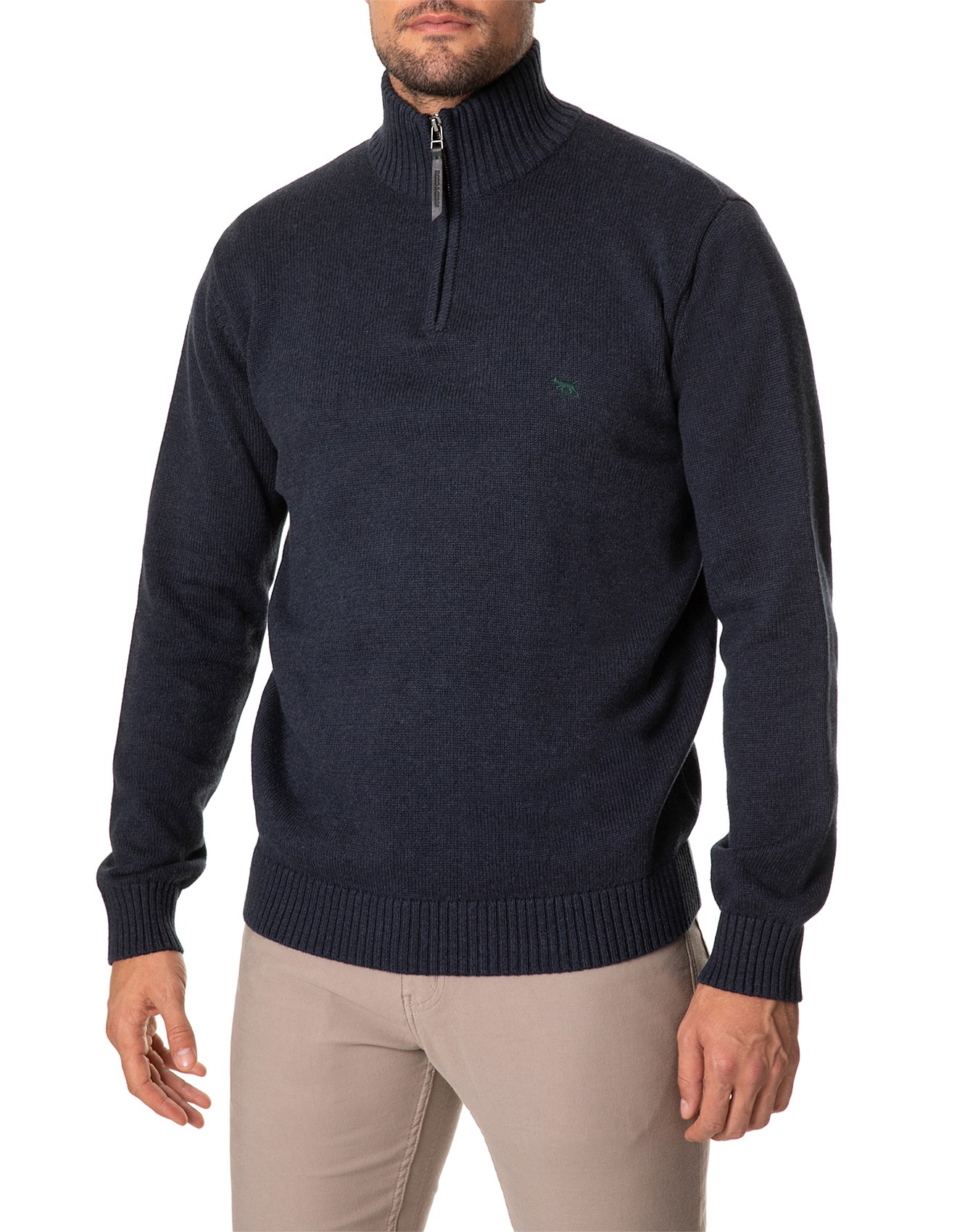 Rodd & Gunn Merrick Bay Knit -Ink | David Jones