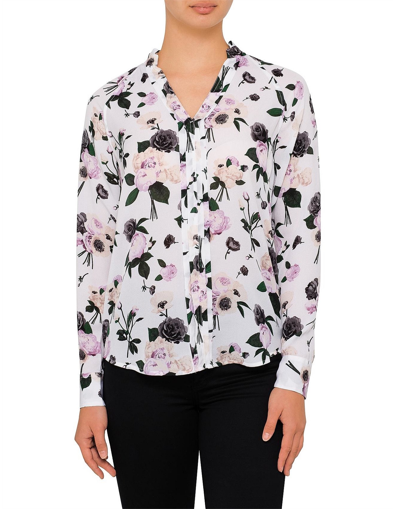 Women's Tops: Tshirts, Shirts & Singlets | David Jones - LIANA PLEAT ...