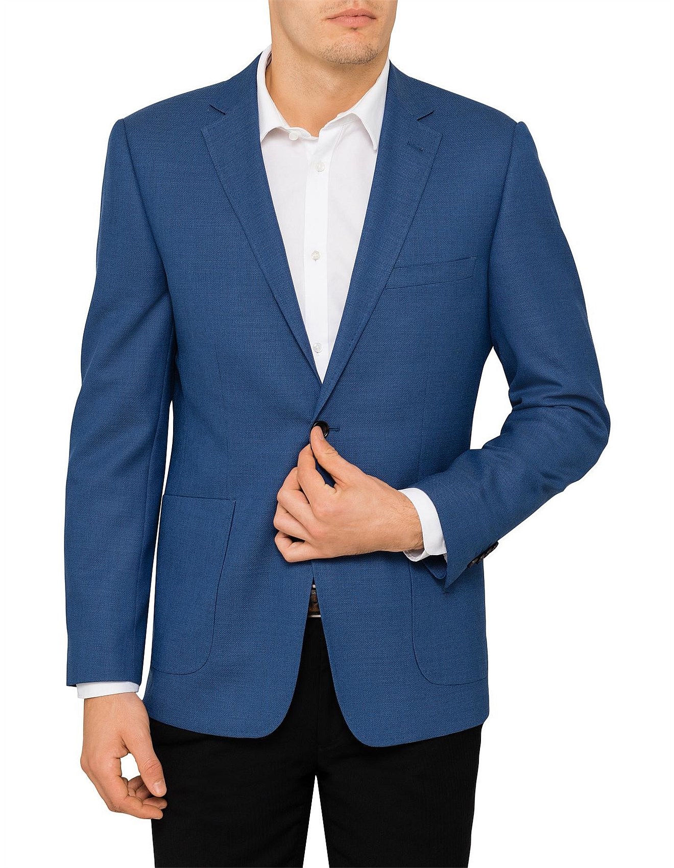 Uber Stone Textured Basket Weave Jacket | David Jones