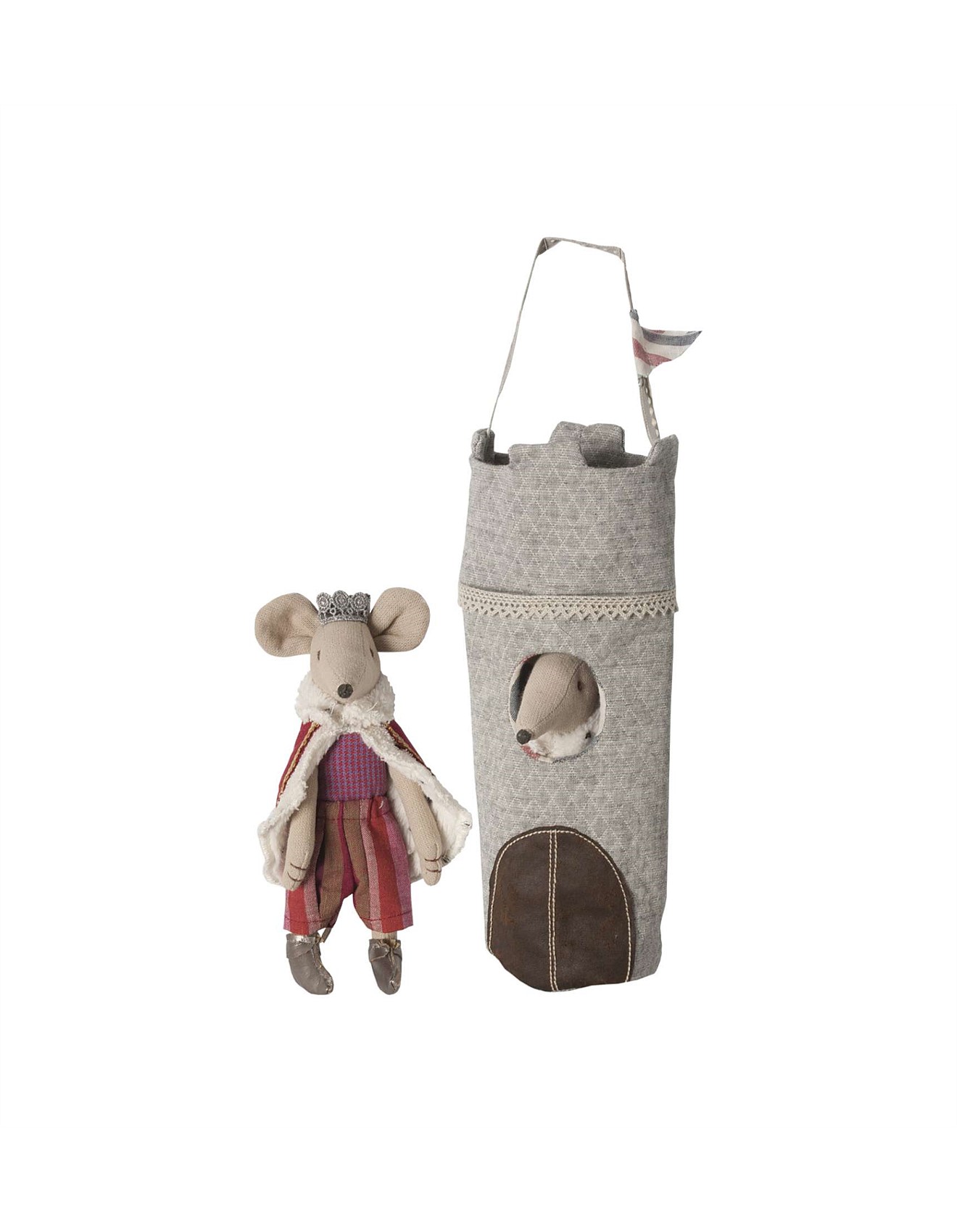 Maileg Boys King Mouse In Tower | David Jones