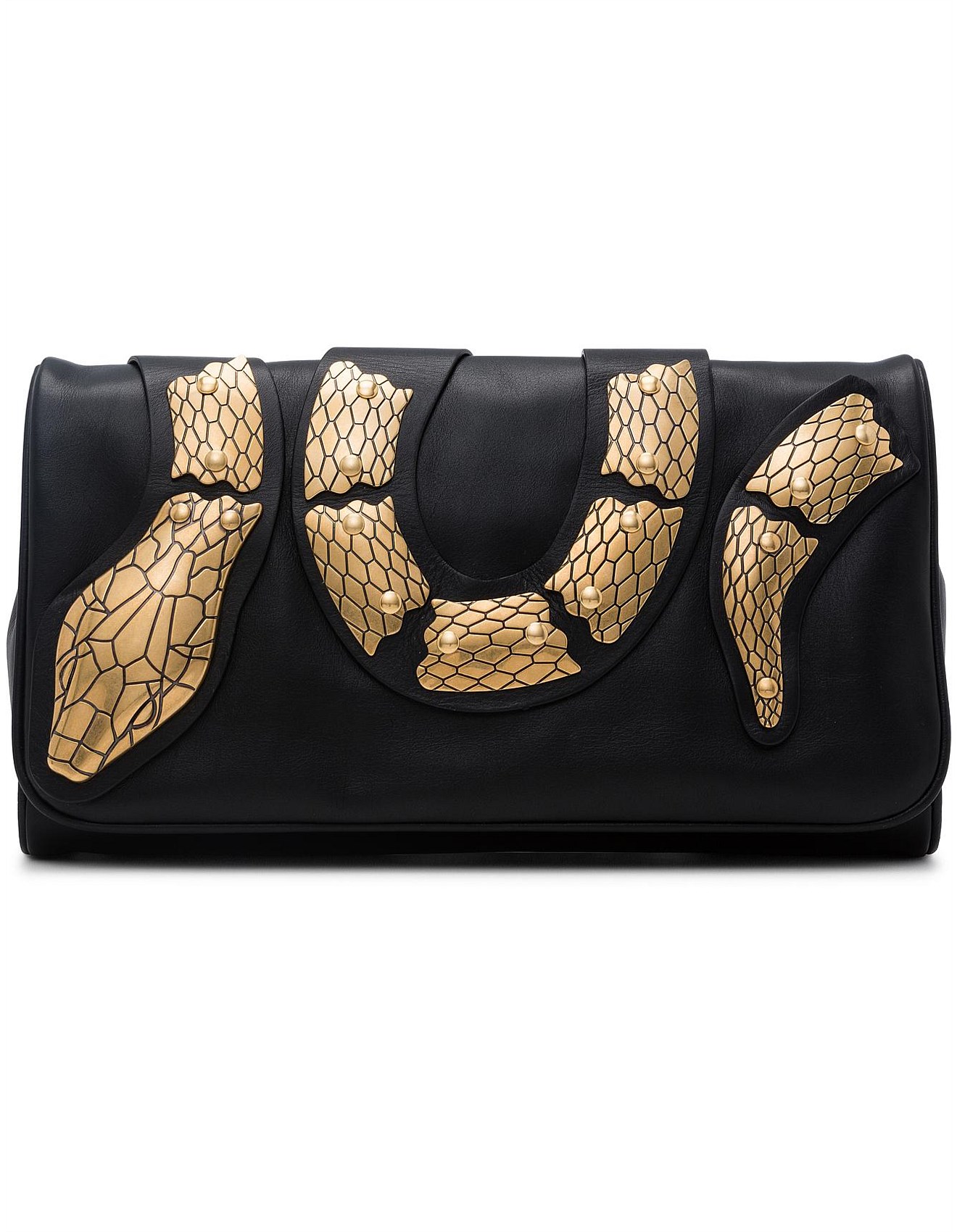 Red Valentino Snake Clutch With Chain | David Jones