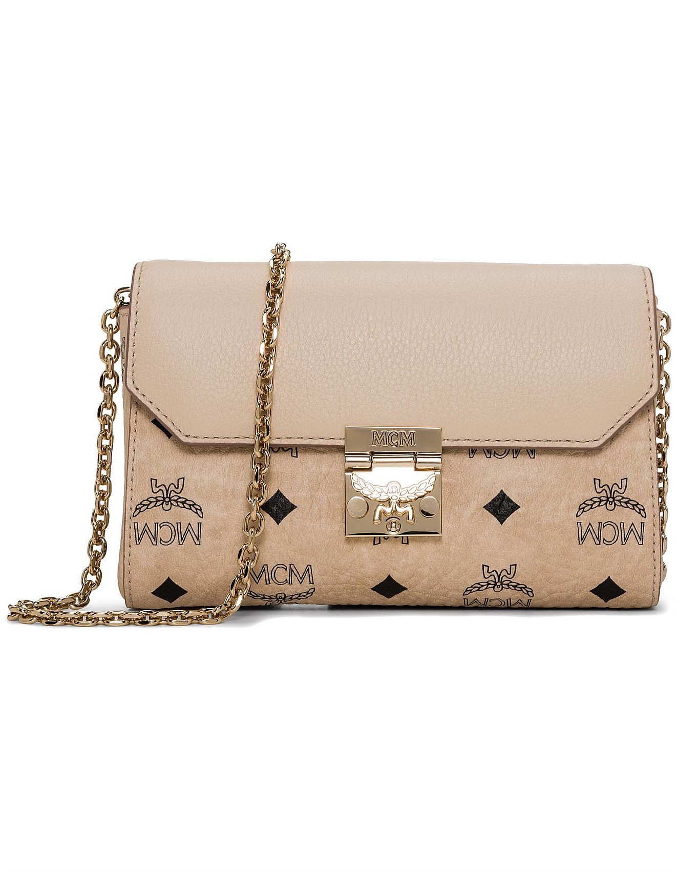 Mcm Millie Vi L Bl W-r34 Sml Flap Cross, 001 | David Jones