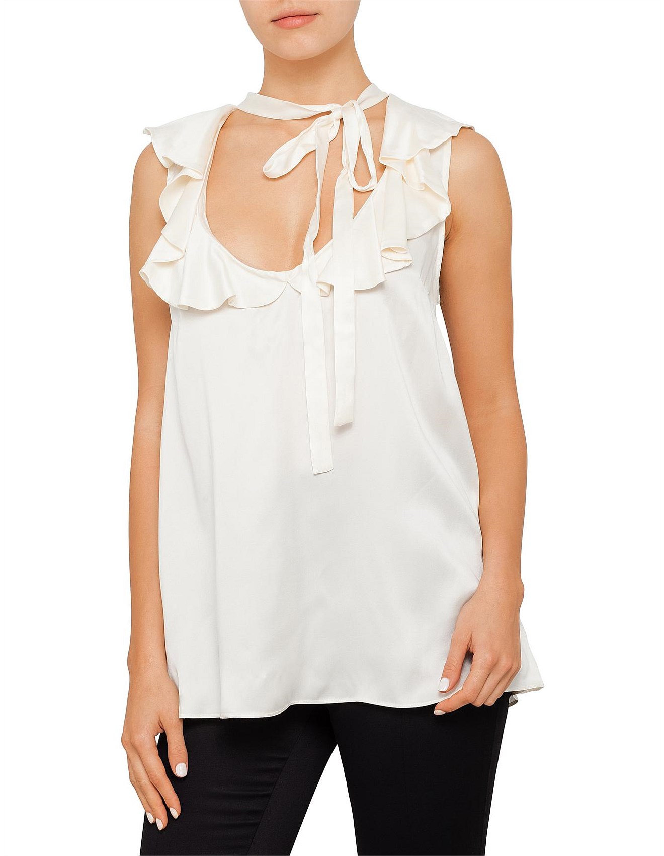 Zimmermann Ruffle Tank | David Jones