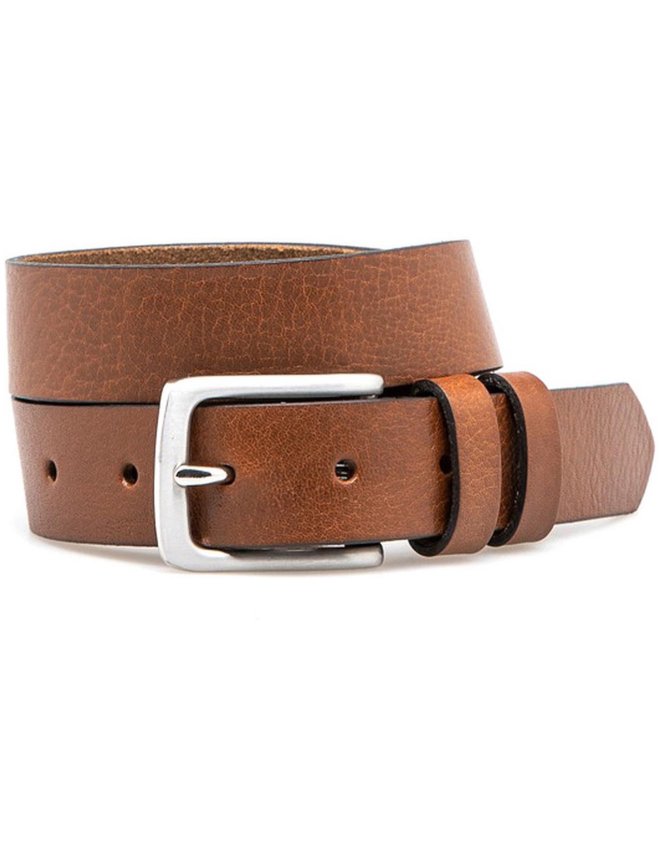Trenery Edgar Leather Belt | David Jones