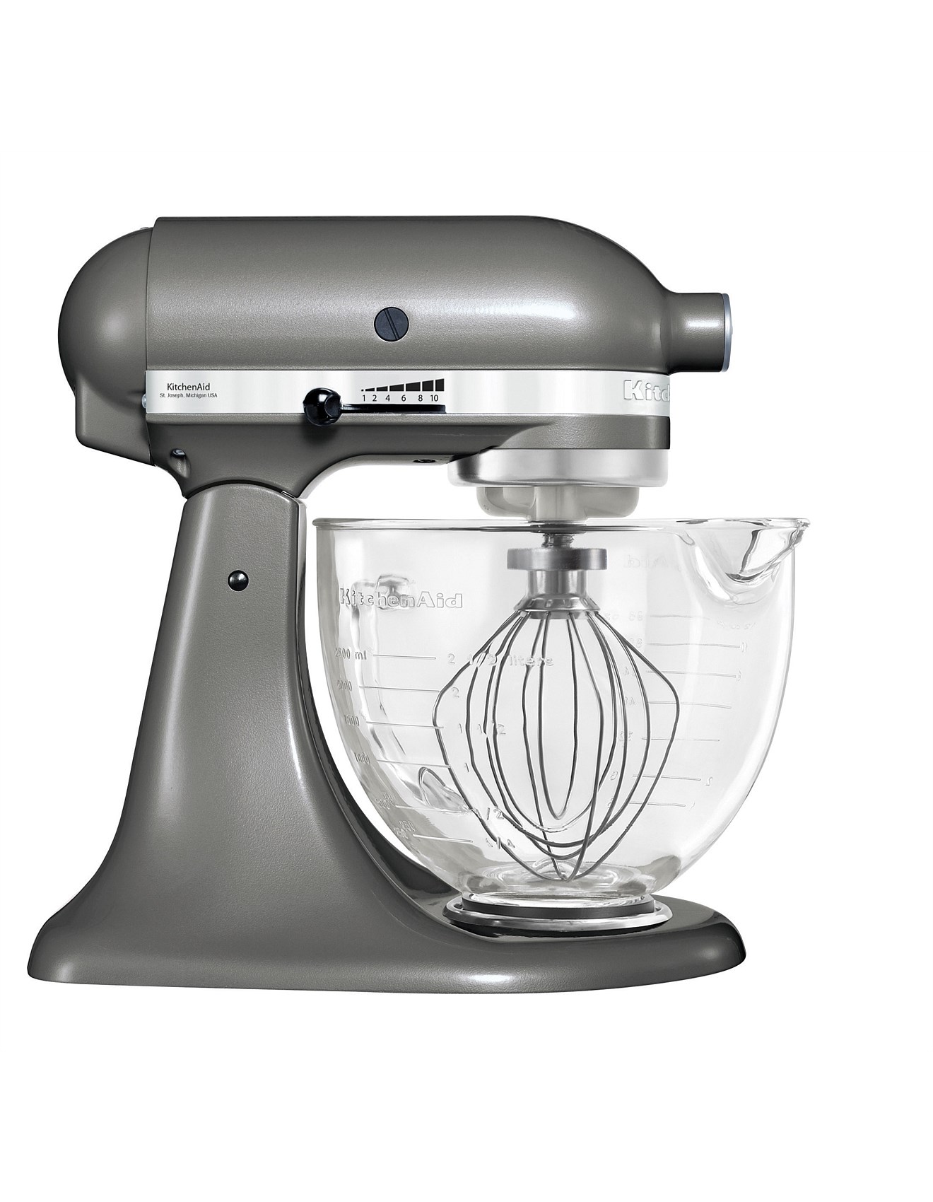 Kitchenaid Ksm170 Platinum Stand Mixer -Medallion Silver | David Jones
