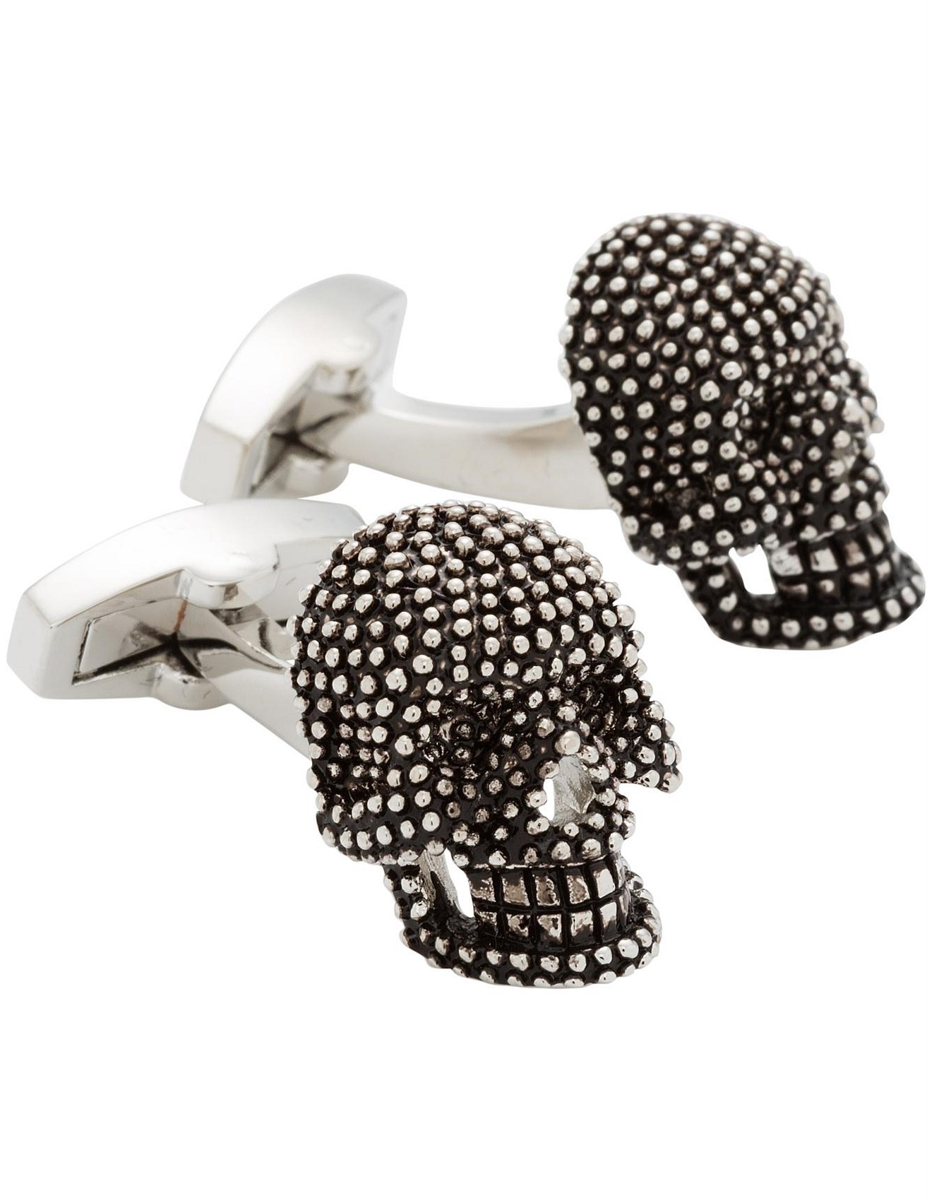Alta Linea Chain Skull Cufflinks | David Jones