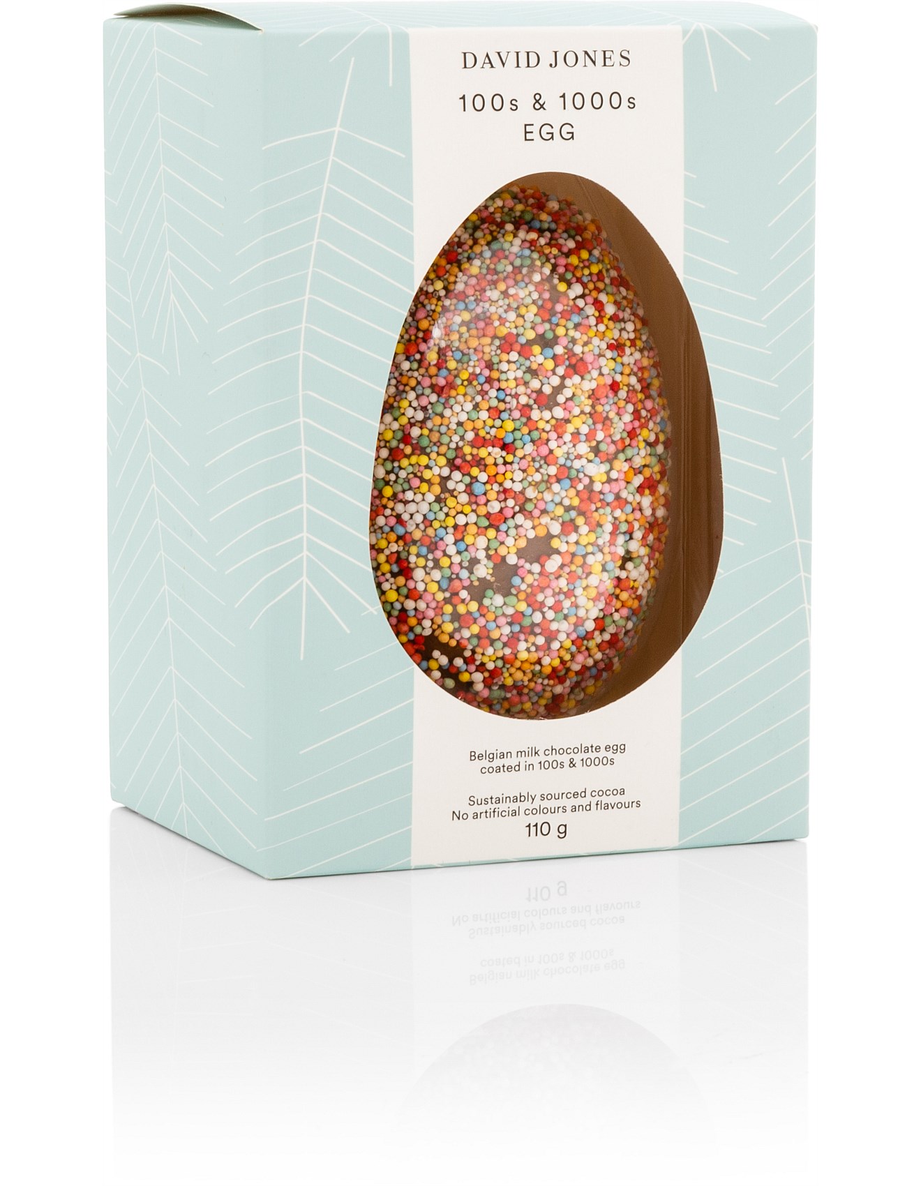 David Jones Milk Chocolate Egg With Sprinkles 150g | David Jones