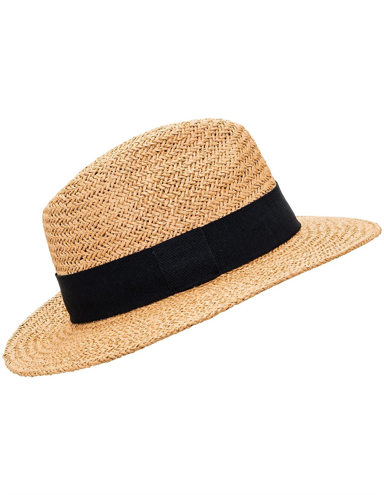 Milana Twisted Paper Fedora | David Jones