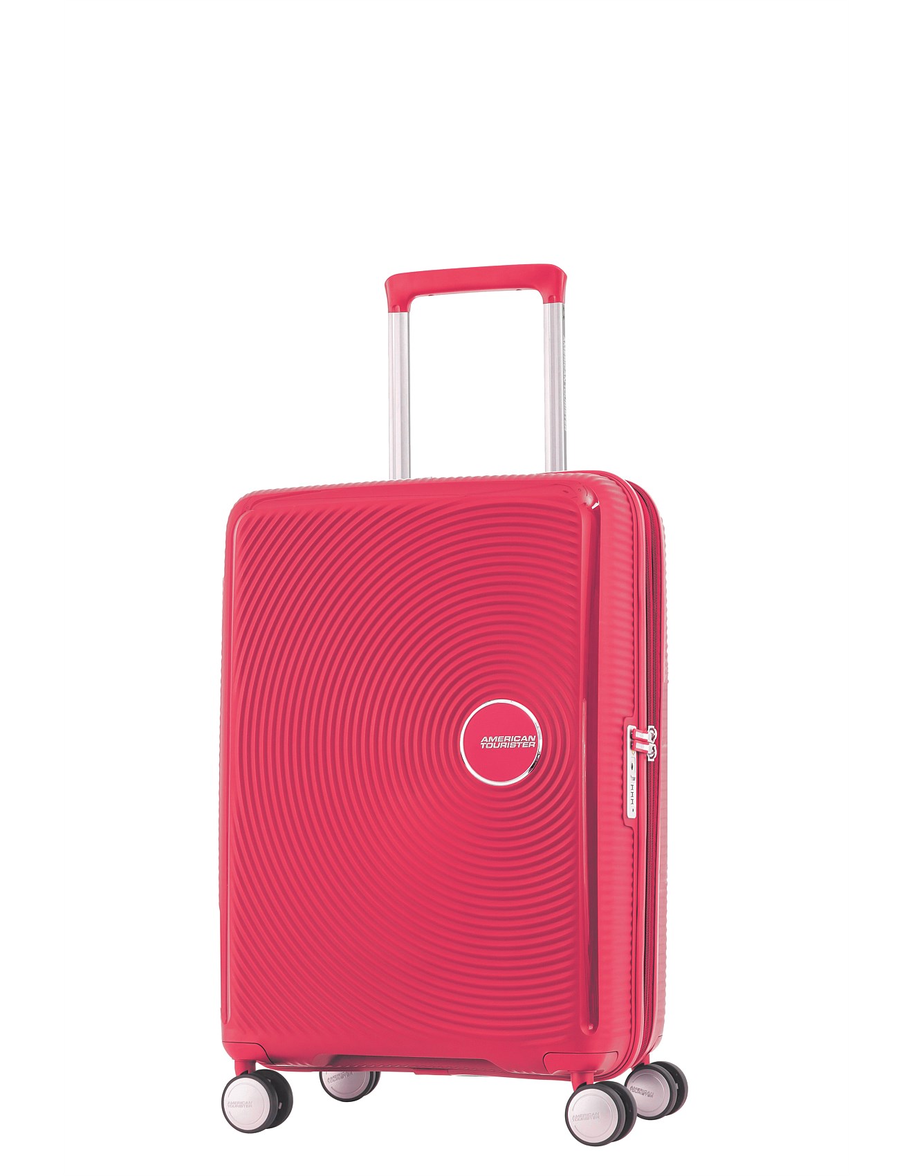 American Tourister Curio 55cm Small Suitcase Pink | David Jones