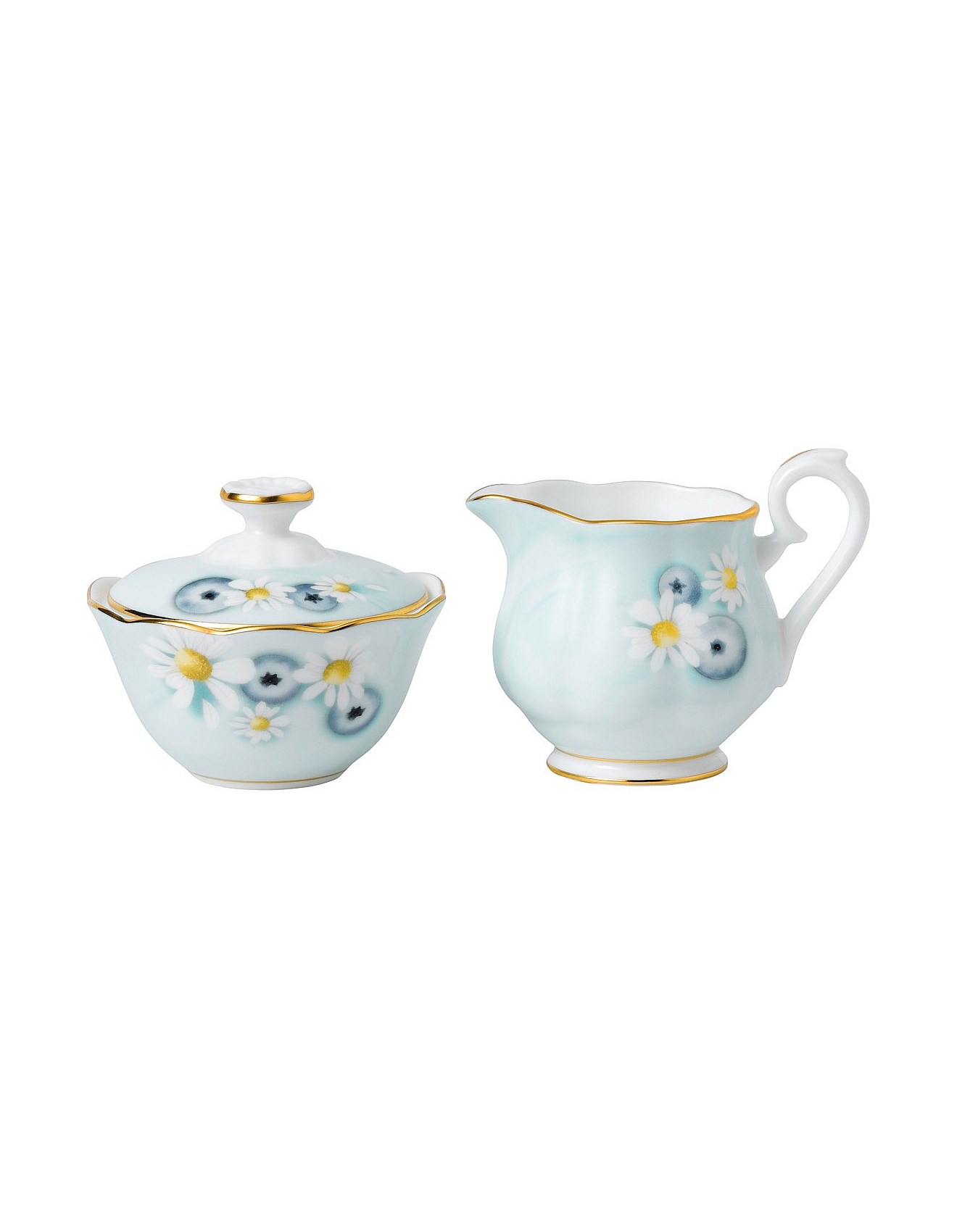 Royal Albert Alpha Foodie Blue Sugar and Creamer | David Jones