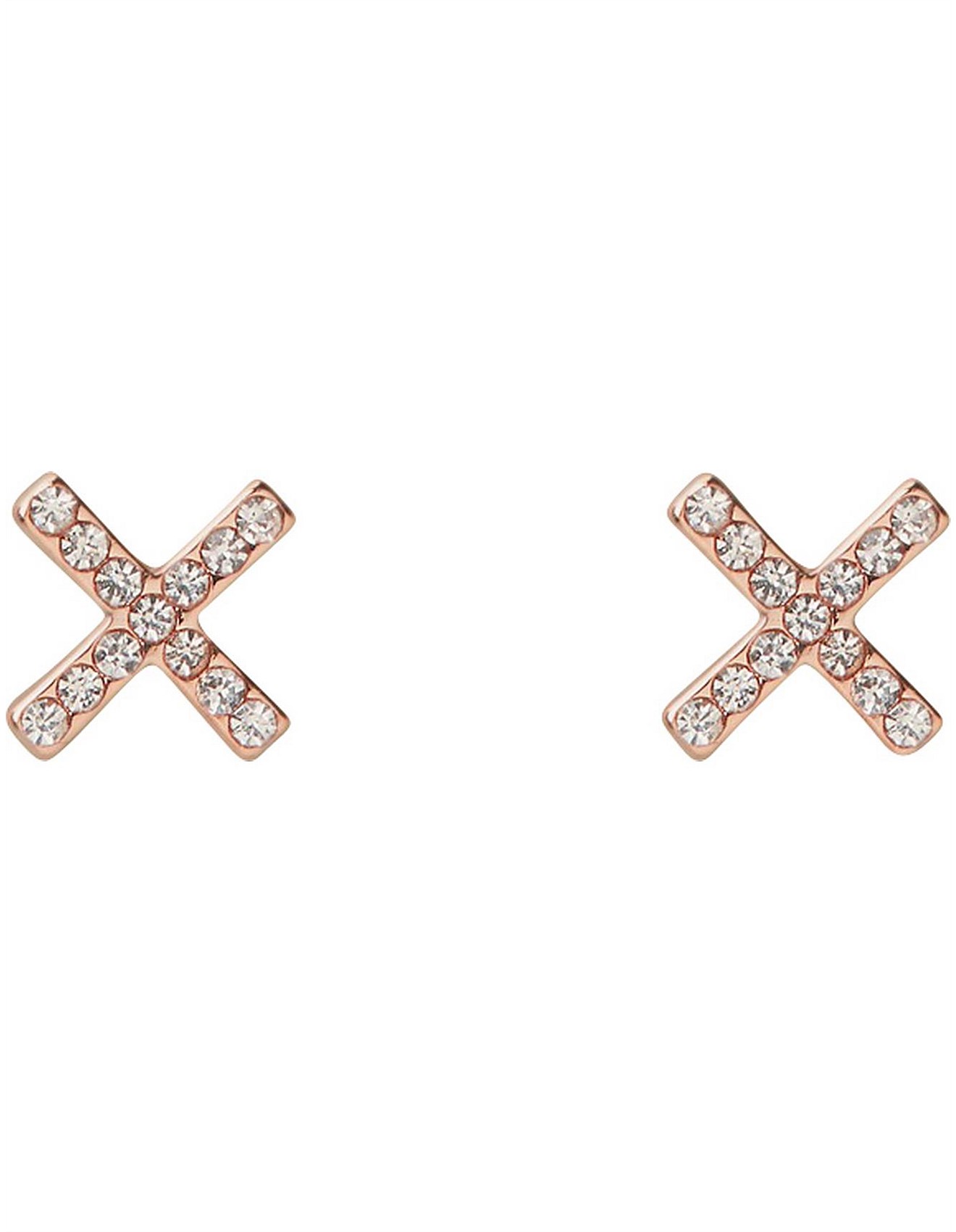 Witchery Pave Cross Studs | David Jones