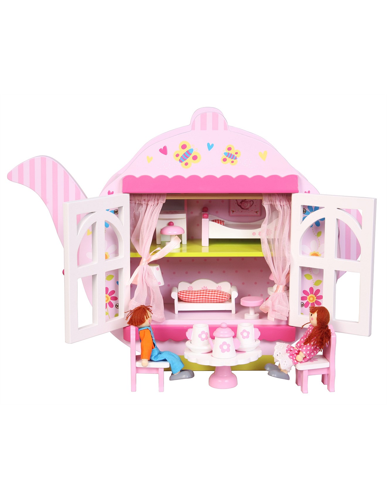 Toyslink Wooden Teapot House | David Jones