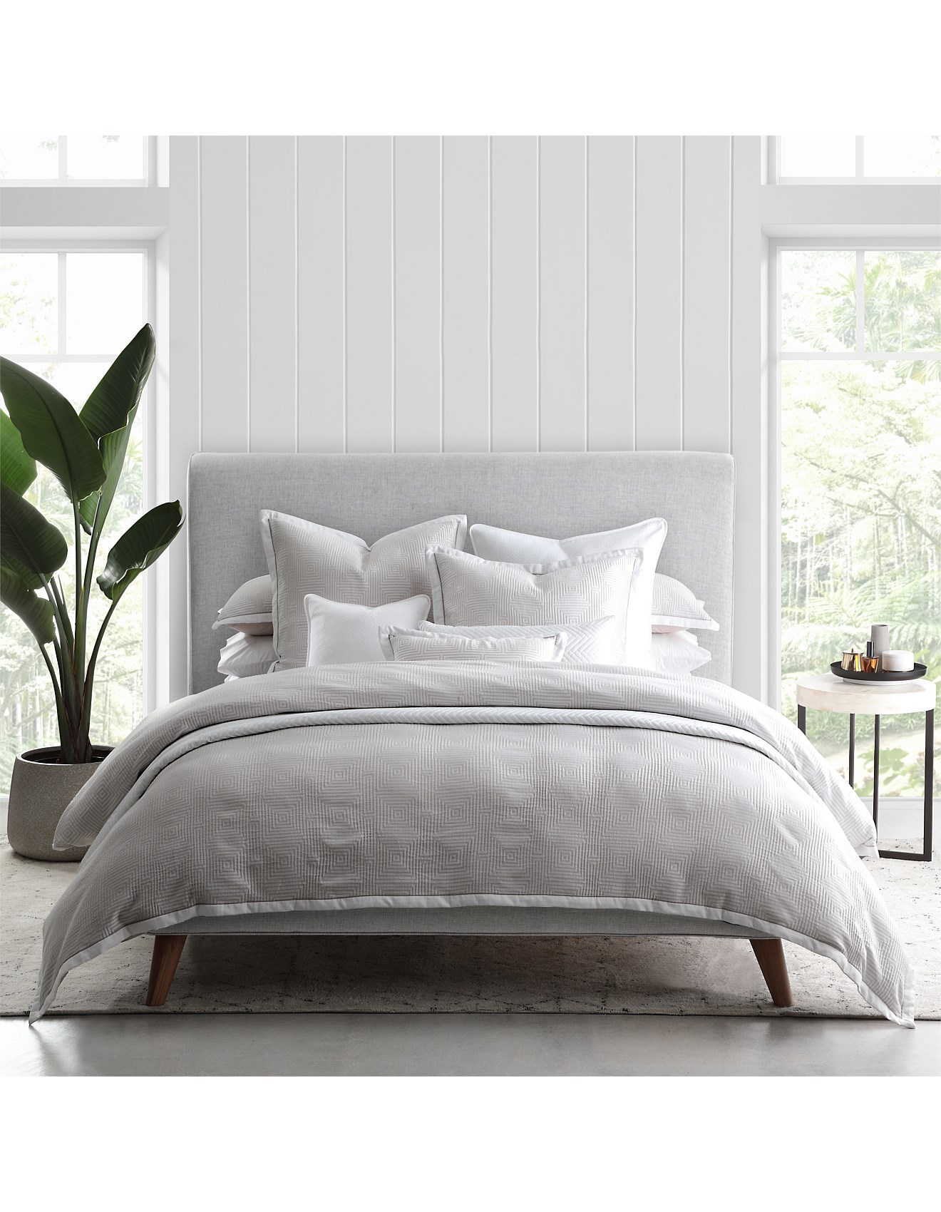 Private Collection Hemingway Stone Quilt Cover Set Queen Bed | David Jones