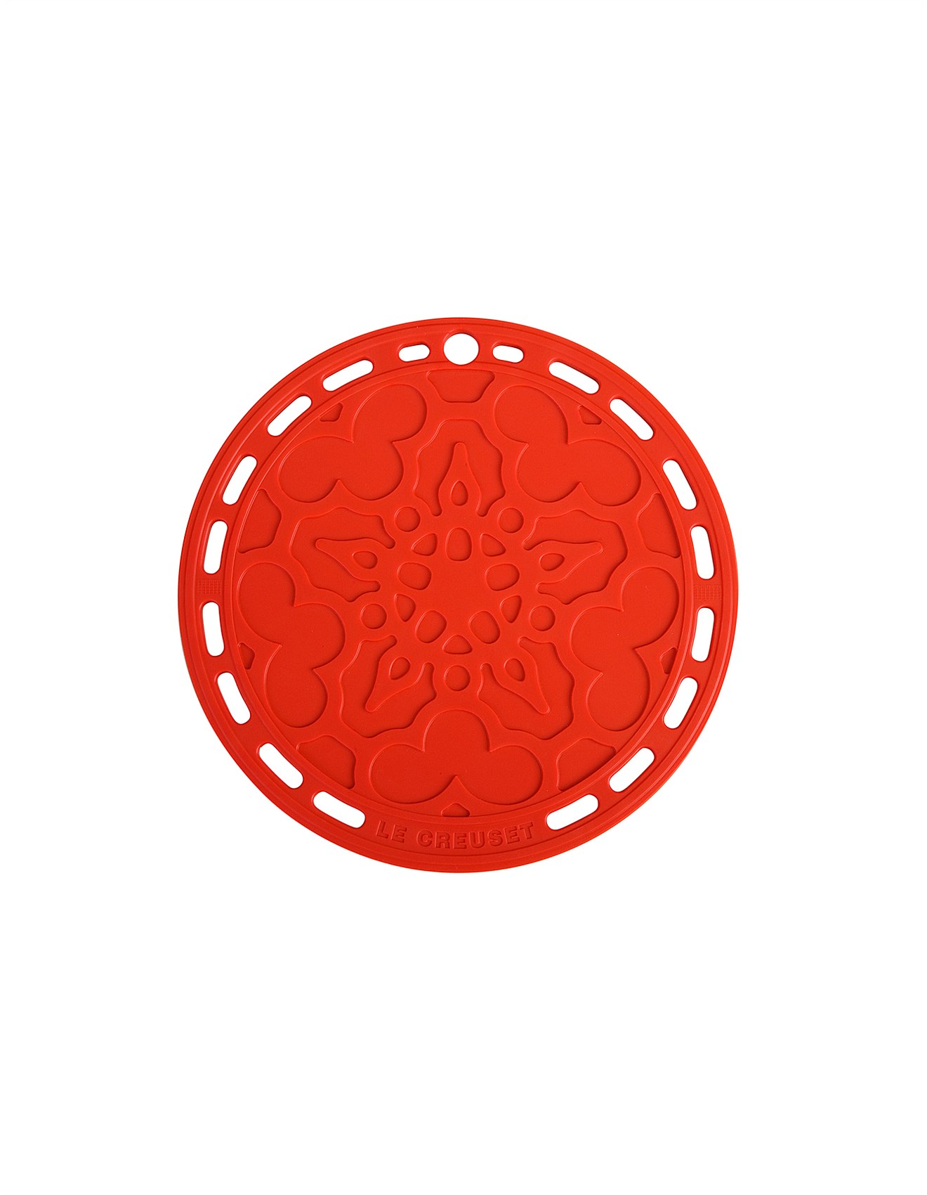 Le Creuset Silicone Trivet Cerise Red 20cm | David Jones