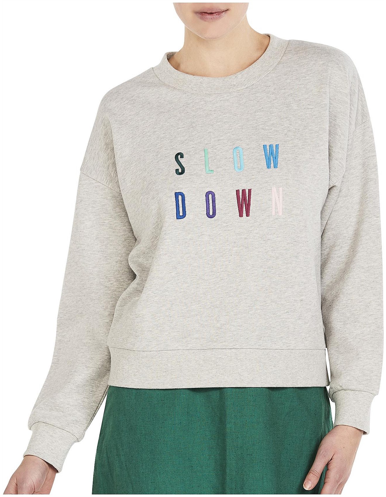 Nude Lucy Slow Down Sweat | David Jones